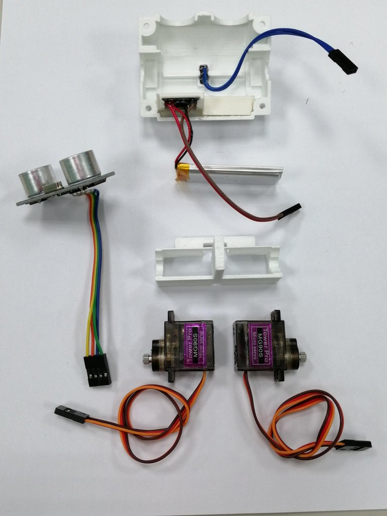 Arduino 3d Printed Can Robot One More Object Avoiding Robot 5 Steps 9615