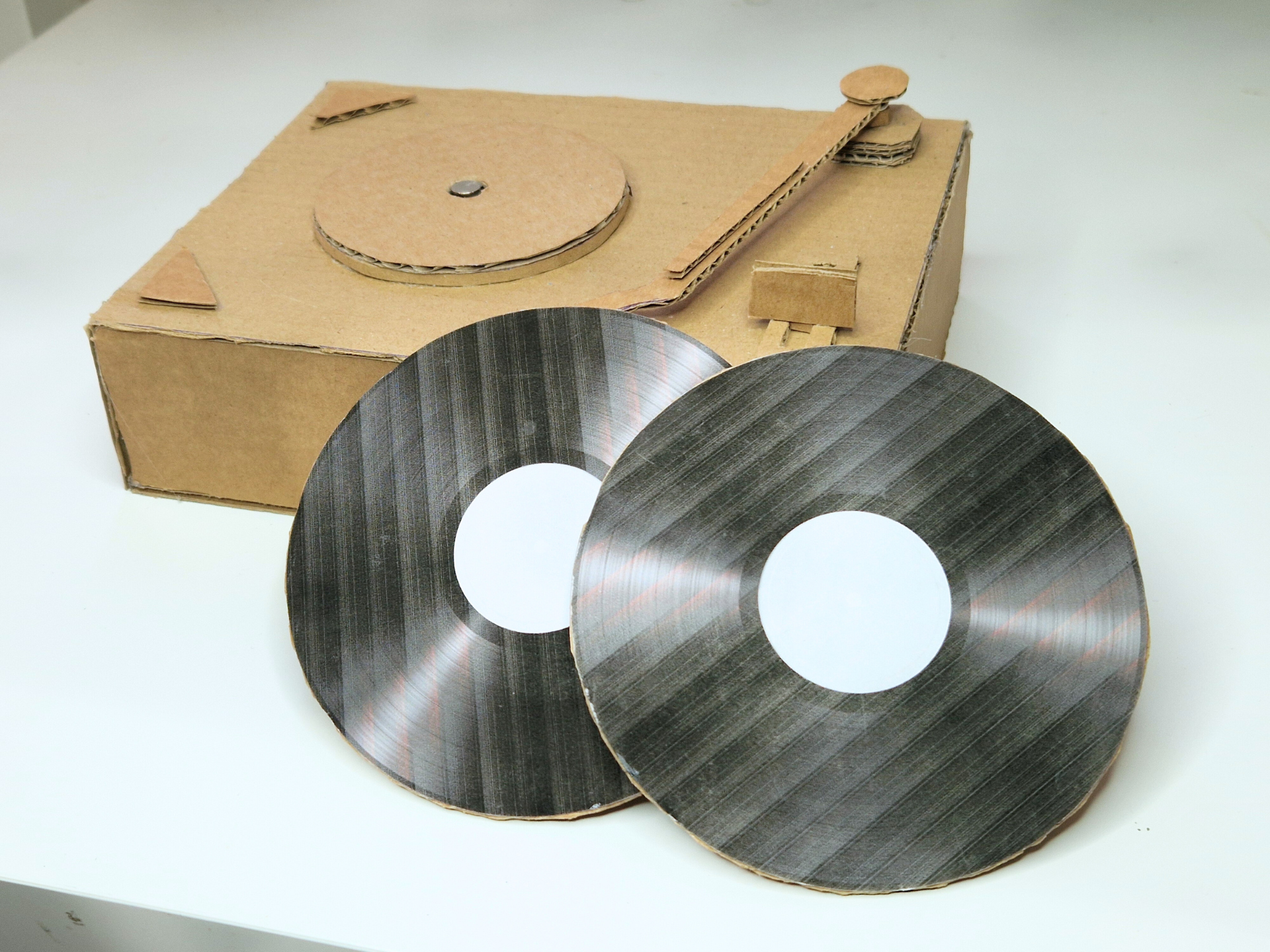 Build Your Own Working Cardboard Record Player : 9 Steps (with Pictures ...