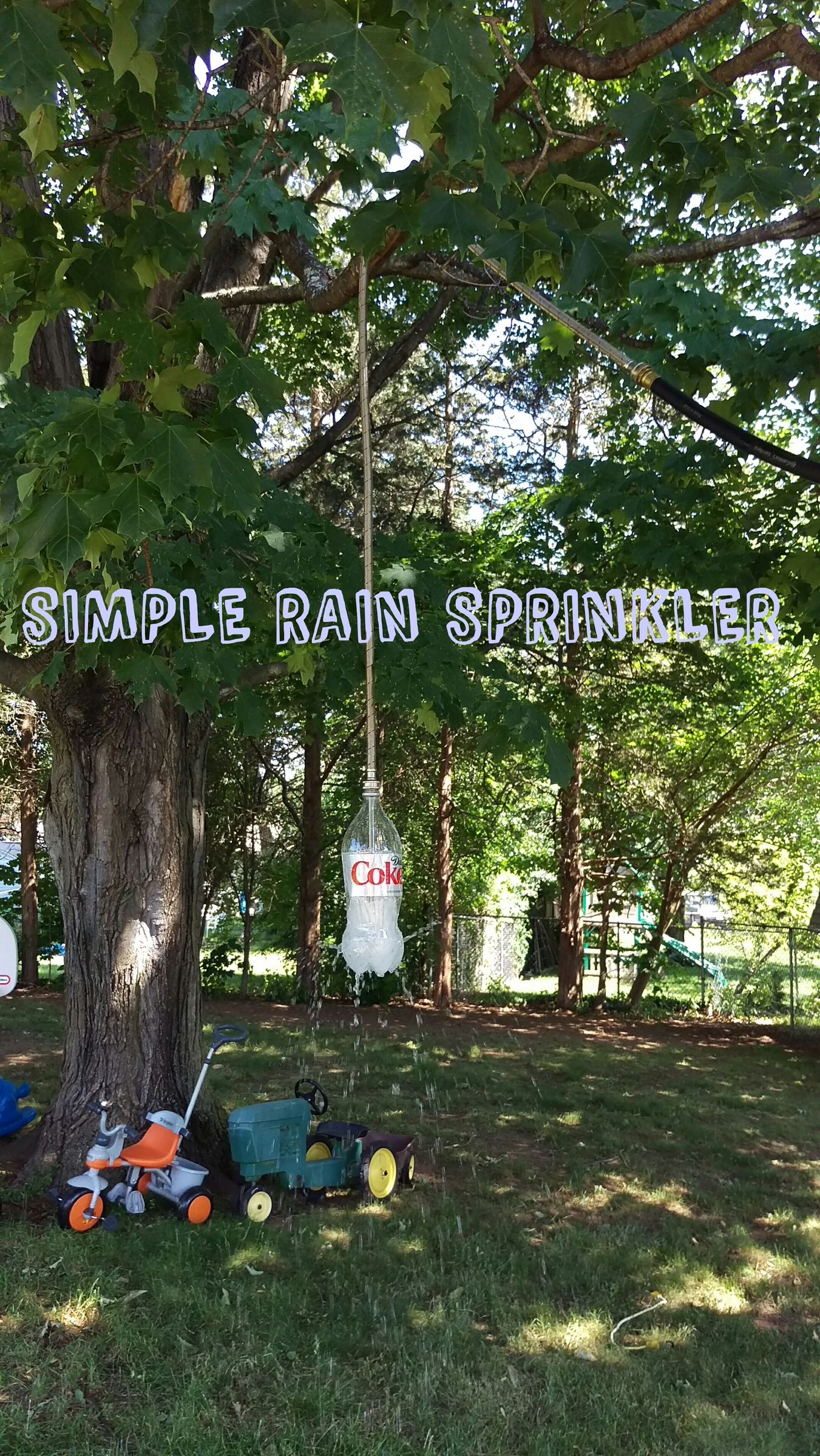 Simple Rain Sprinkler : 4 Steps - Instructables