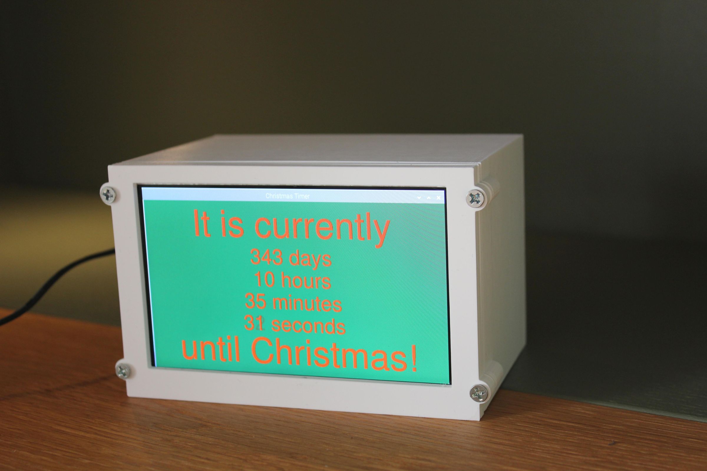 Christmas Countdown Clock : 6 Steps (with Pictures) - Instructables