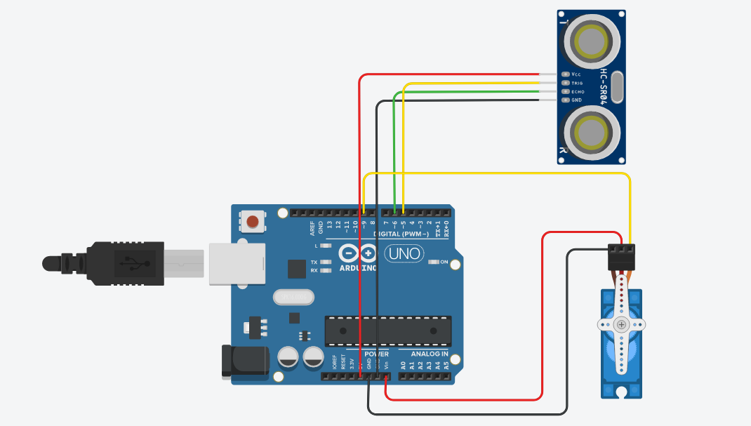 Smart Dustbin With Ultrasonic Sensor and Servo : 9 Steps - Instructables
