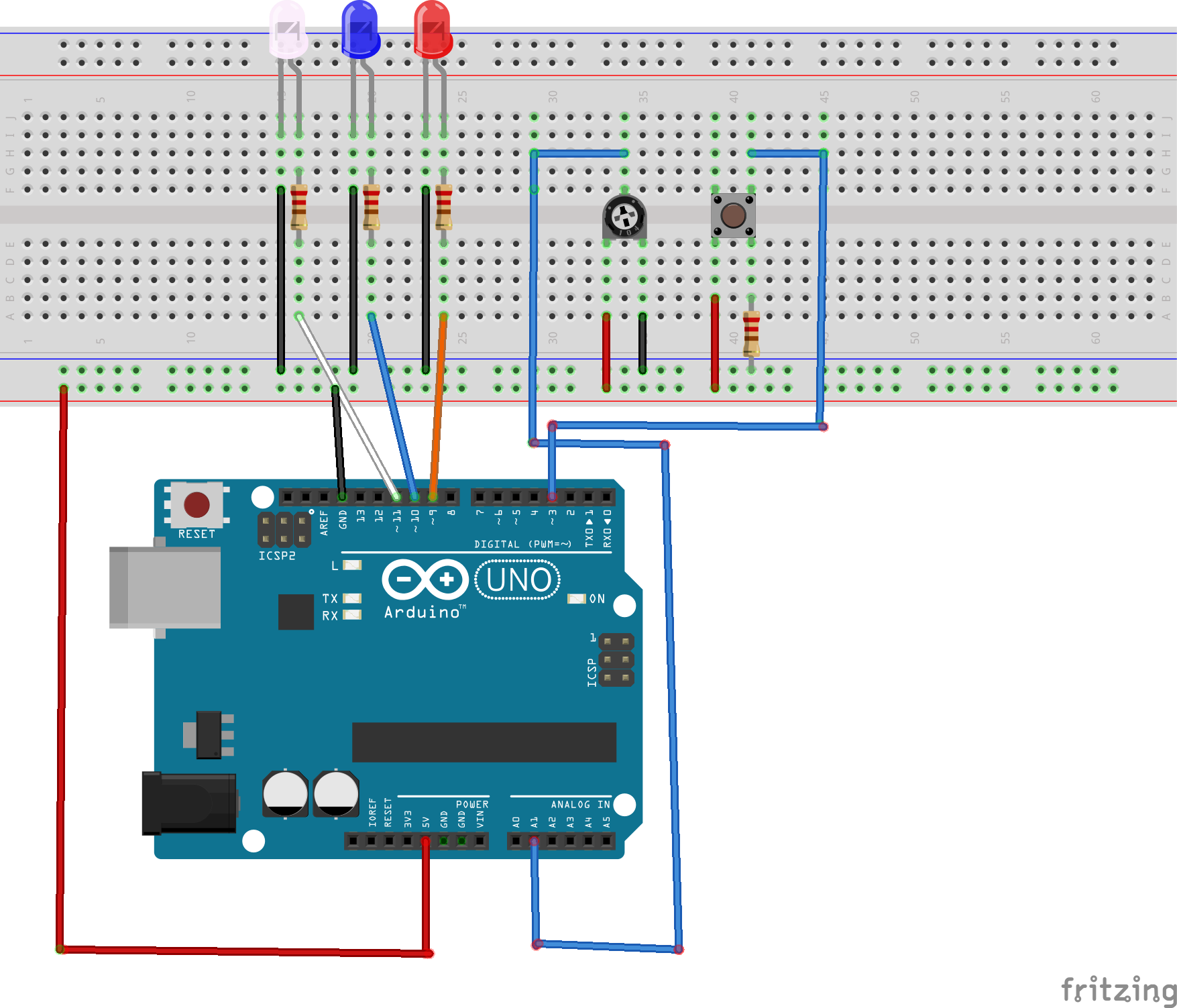 USA Arduino Interrupt LED Brightness : 6 Steps - Instructables