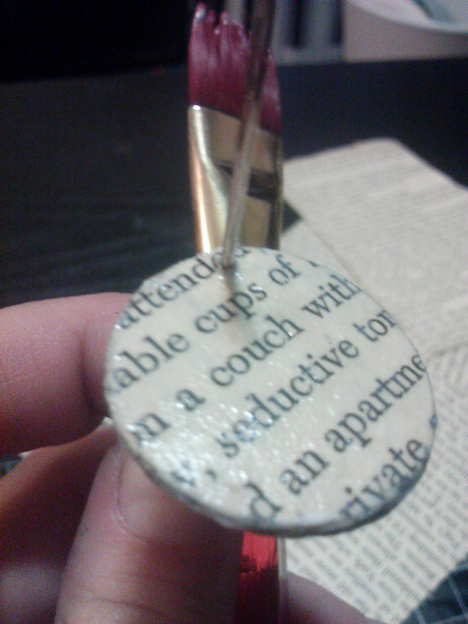 Book Page Earrings : 4 Steps - Instructables
