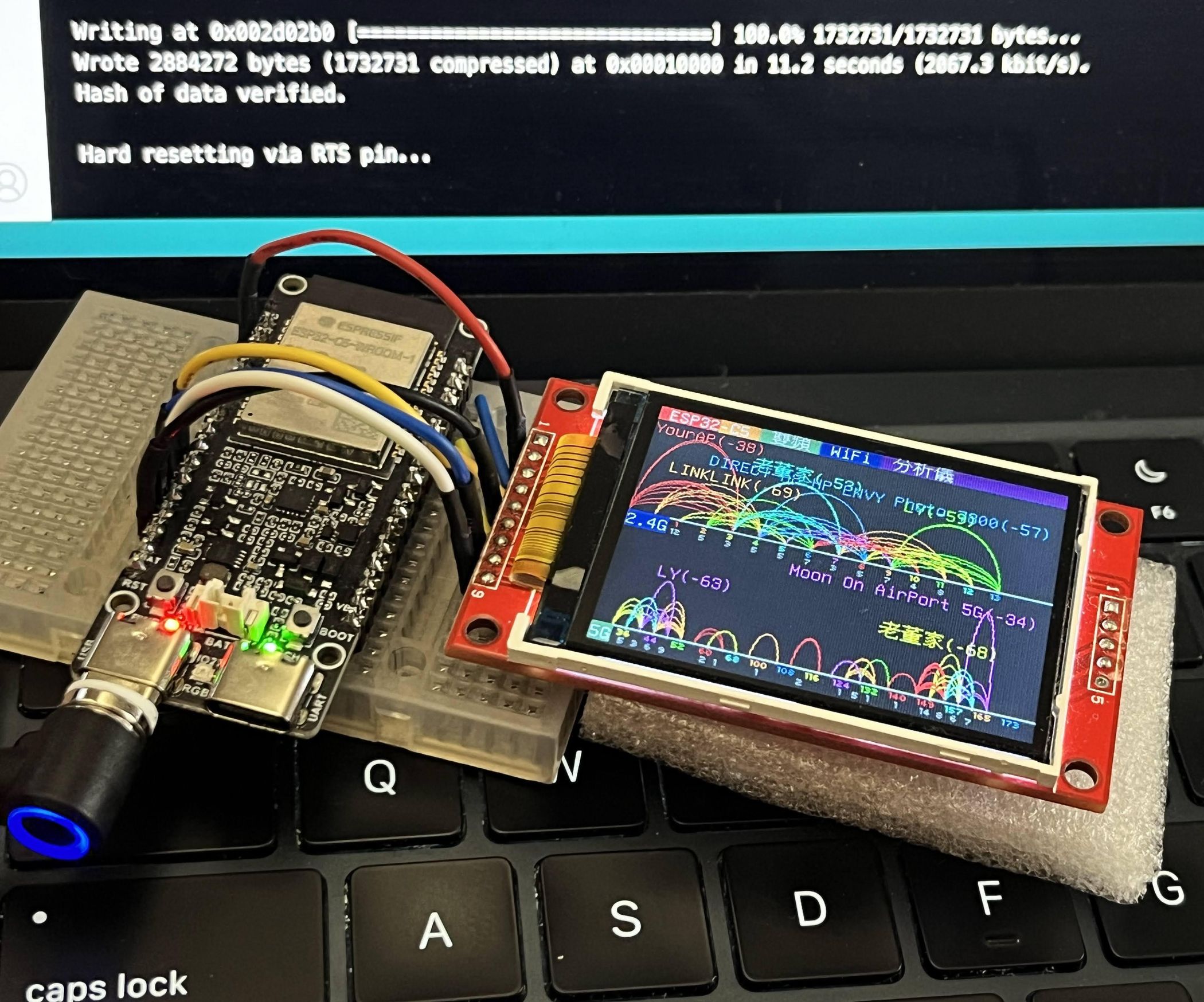 ESP32-C5 Dual Band WiFi Analyzer : 10 Steps (with Pictures) - Instructables