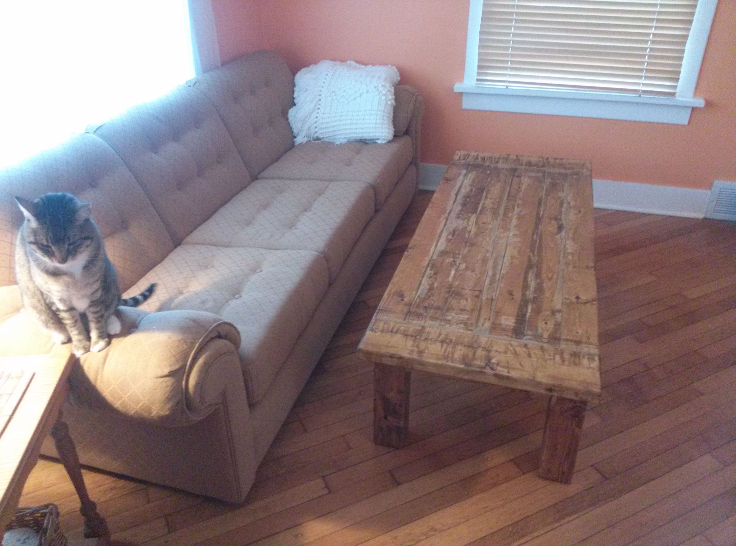 Beautiful Inexpensive Rustic Coffee Table : 16 Steps (with Pictures ...