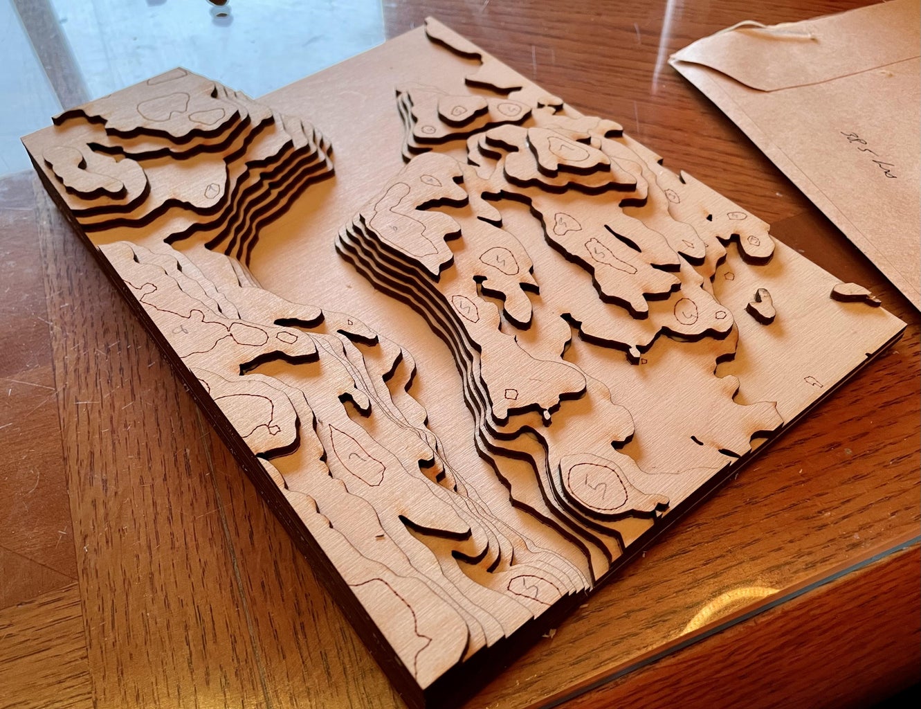 3d Contour Map 6 Steps With Pictures Instructables