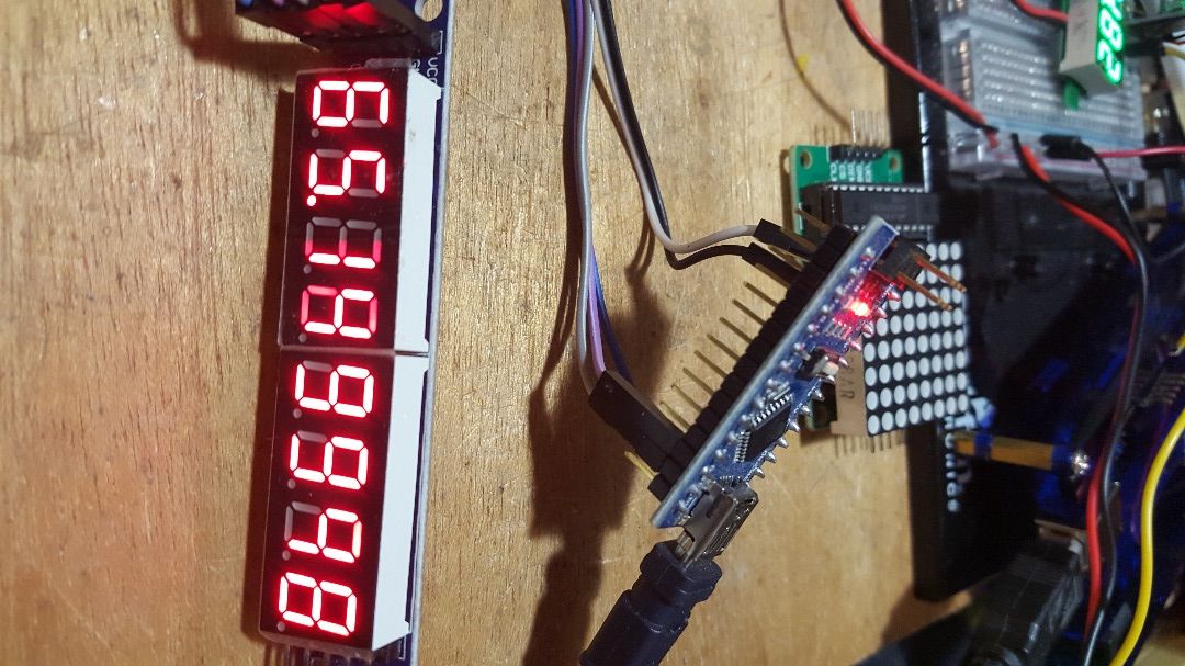 Arduino Nano: Analog 7 Segment MAX7219 Display With Visuino : 9 Steps ...