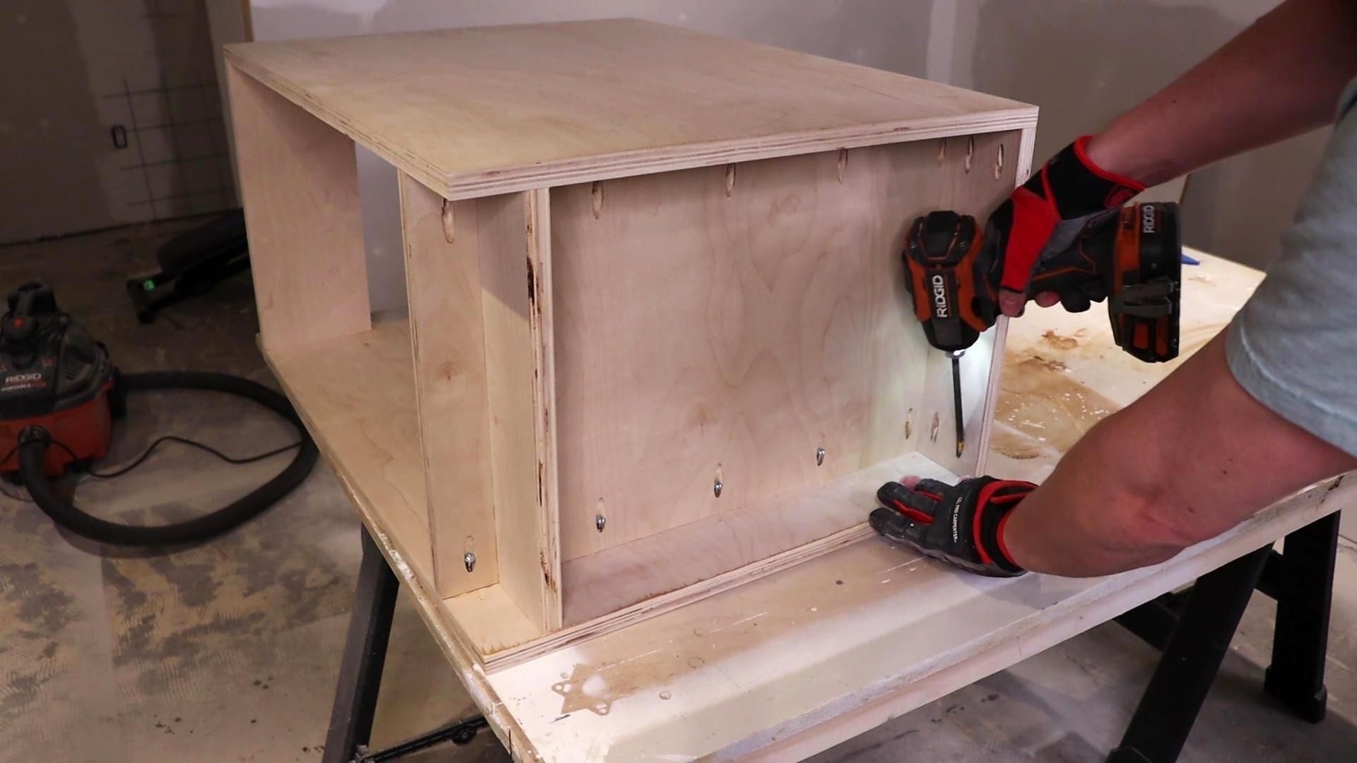 DIY Computer Desk | Cable Management, Storage, LED's : 13 Steps (with ...