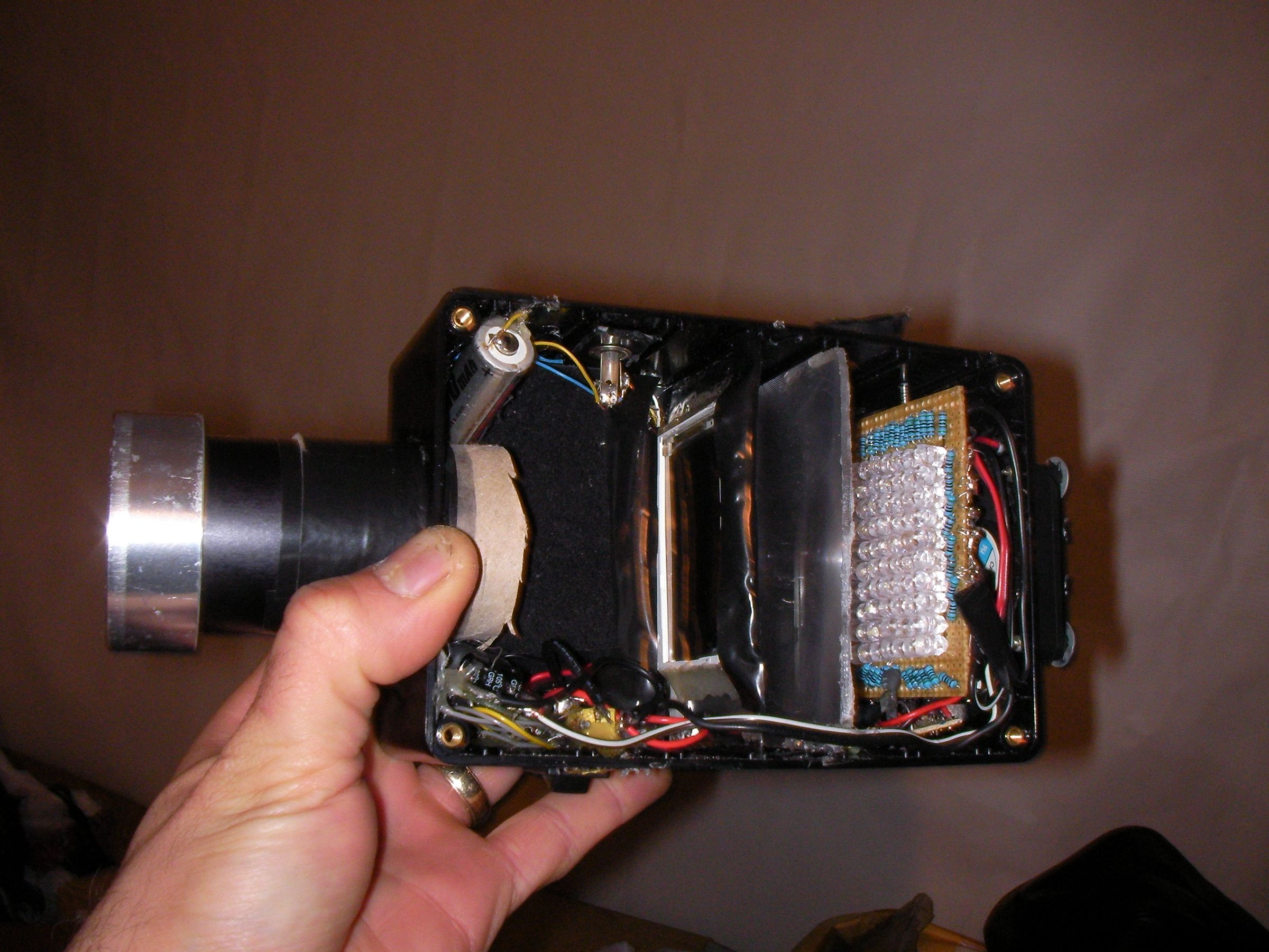 How to Make a Small DIY LED Projector : 7 Steps (with Pictures ...