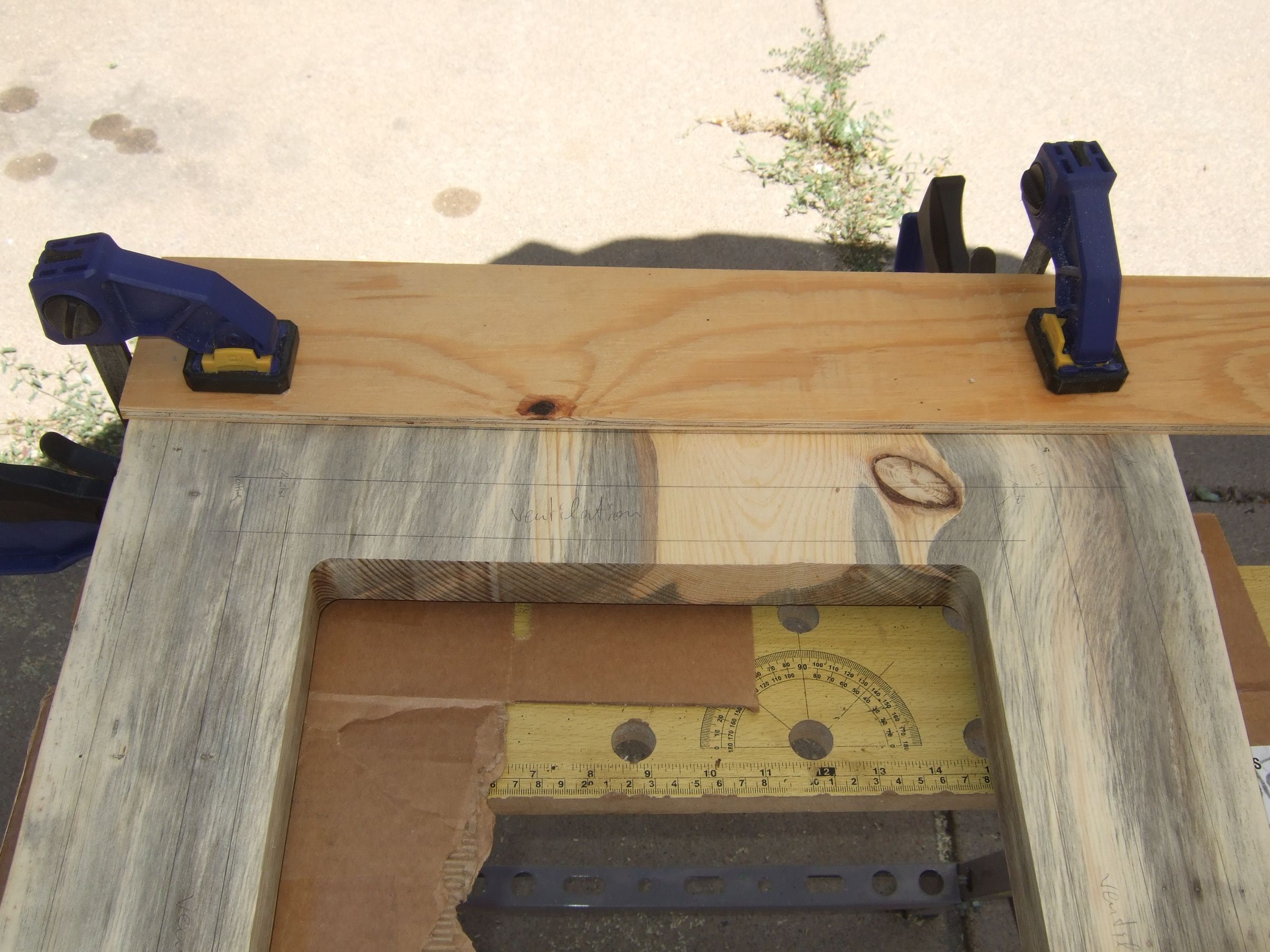 17" Picture Frame Made From Single Piece Wood Slab (for Digital Picture ...