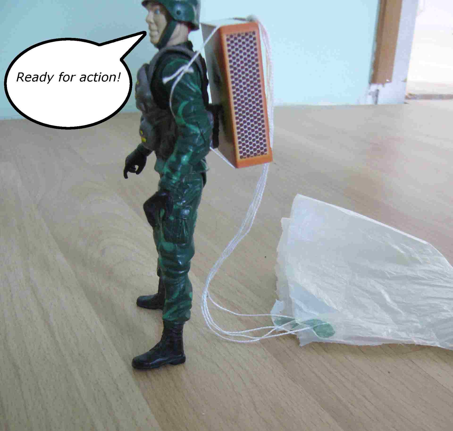 Mini Matchbox-Parachute : 7 Steps - Instructables