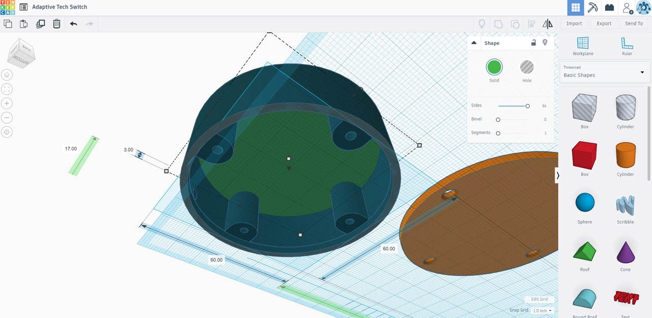 Create Adaptive Switches With TinkerCAD and 3D Printing : 8 Steps (with ...