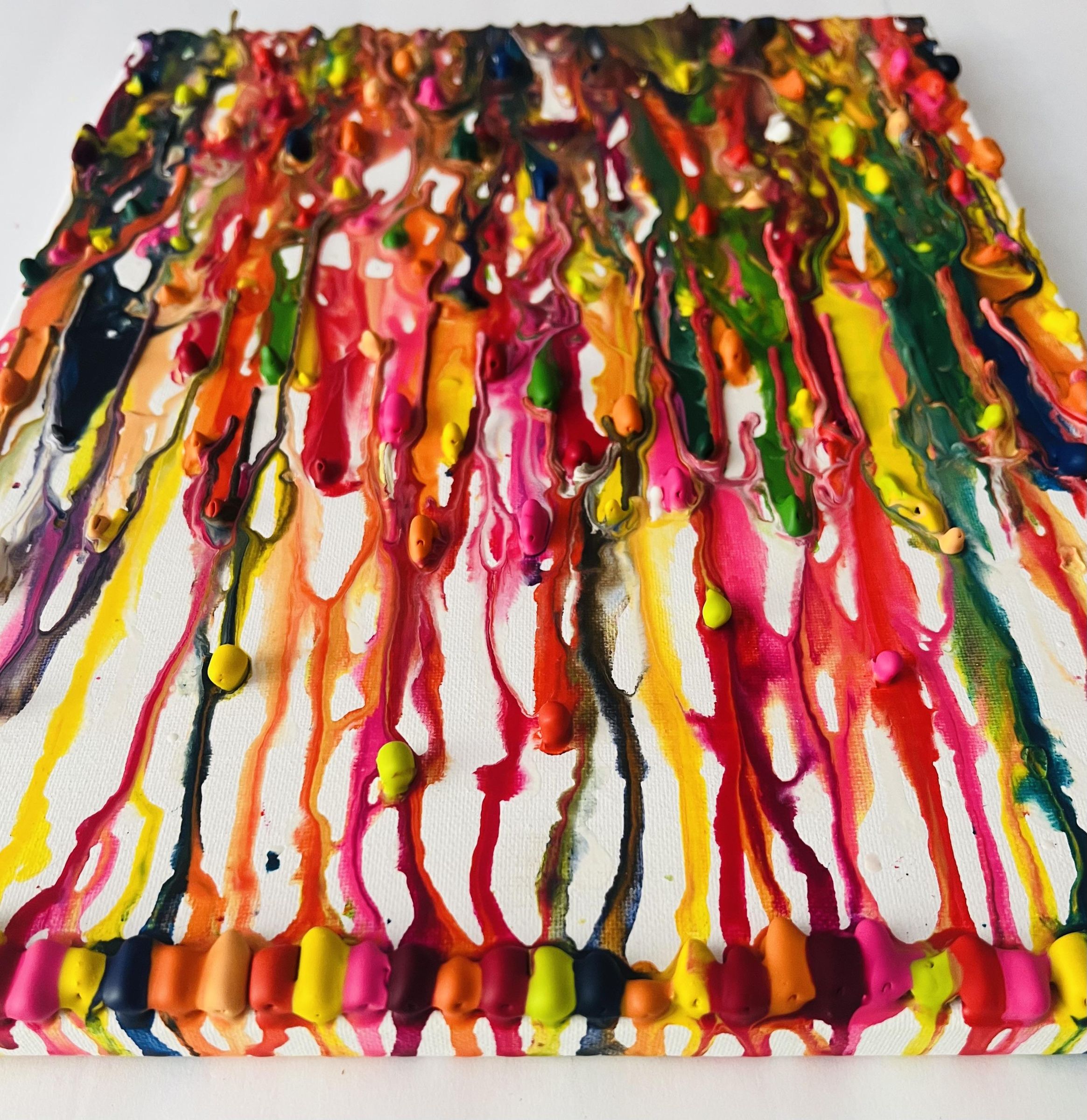 Abstract Textured Crayon Wall Art : 3 Steps (with Pictures) - Instructables