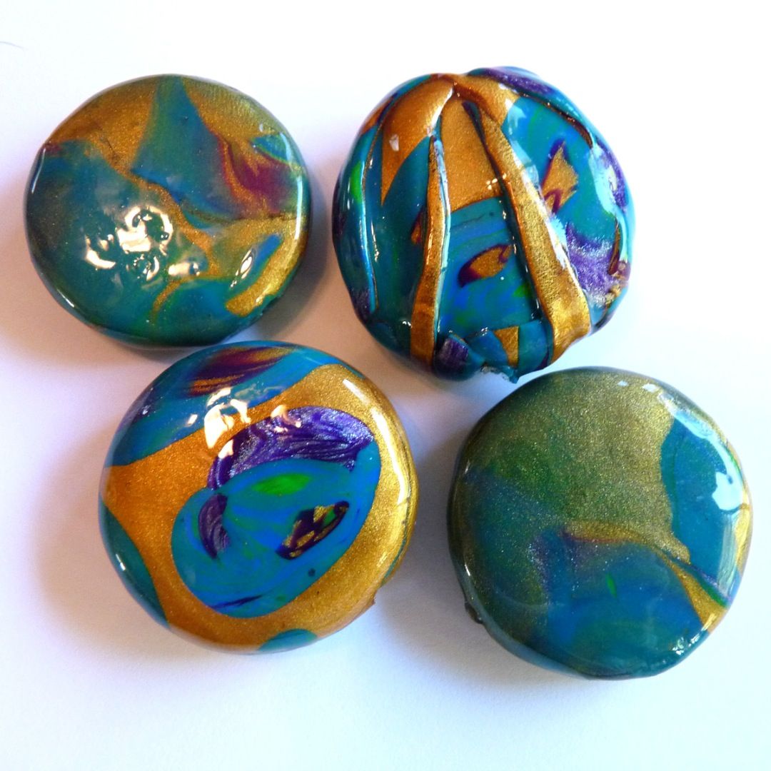 Polymer Clay Laminate Gemstone Jewelry : 24 Steps (with Pictures ...