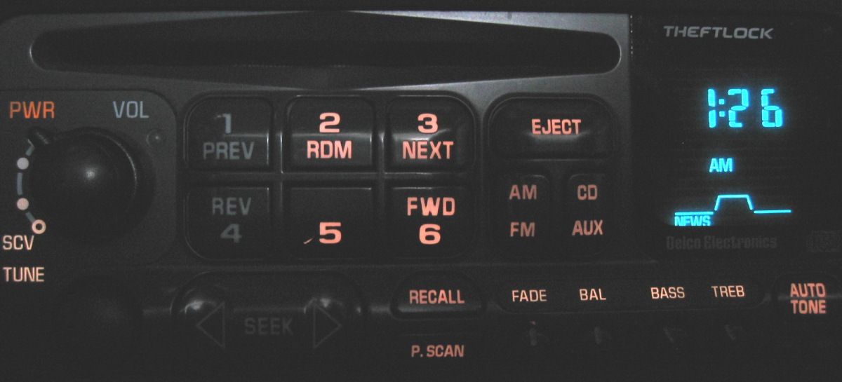 Blue LED Car Radio Mod : 3 Steps - Instructables