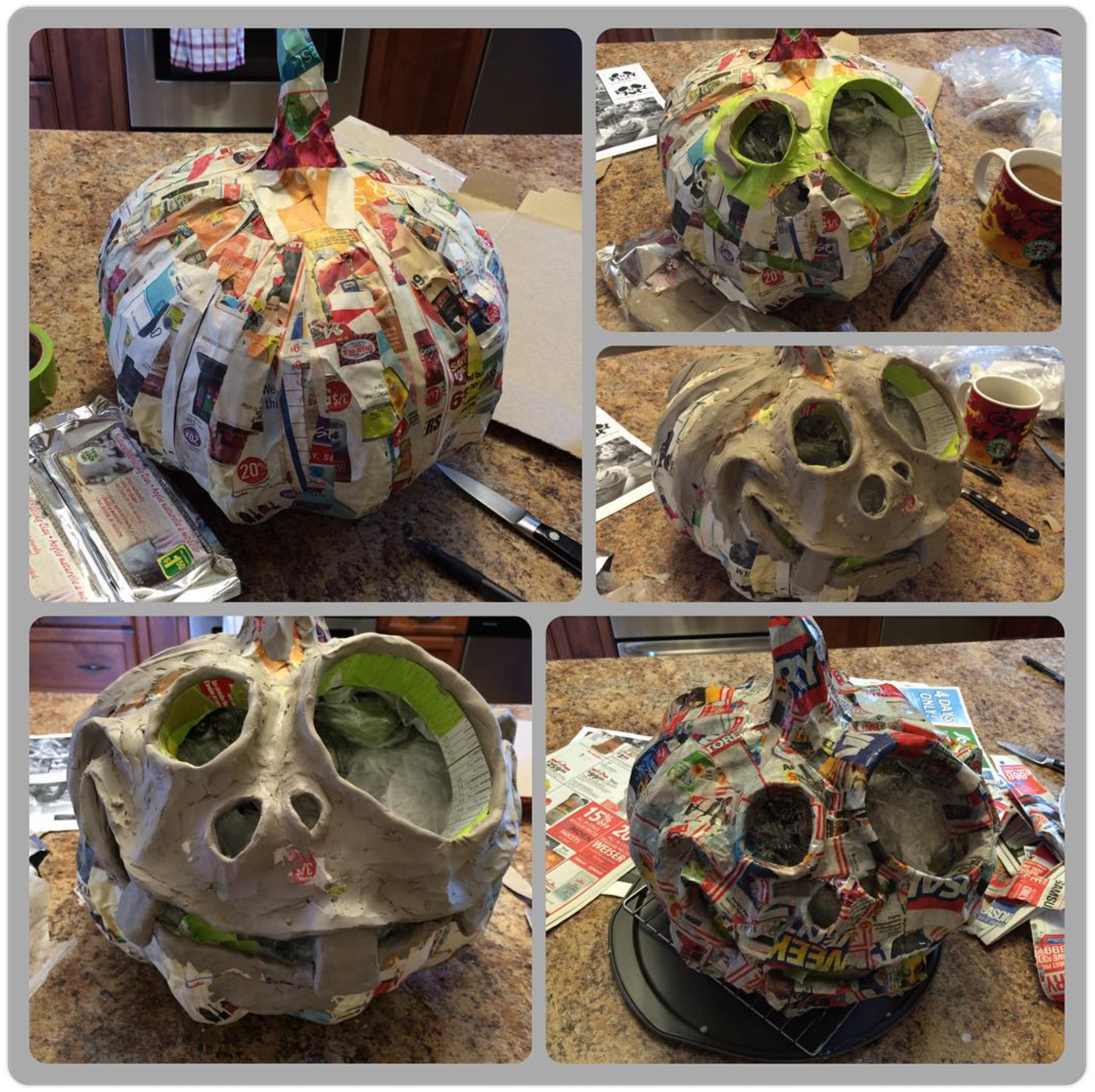 Halloween Paper-Mache Pumpkins : 19 Steps (with Pictures) - Instructables