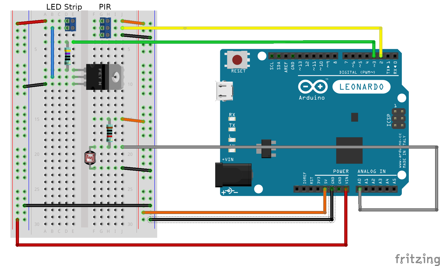 Motion Activated Automatic LED Stair Lighting With Arduino (Updated ...