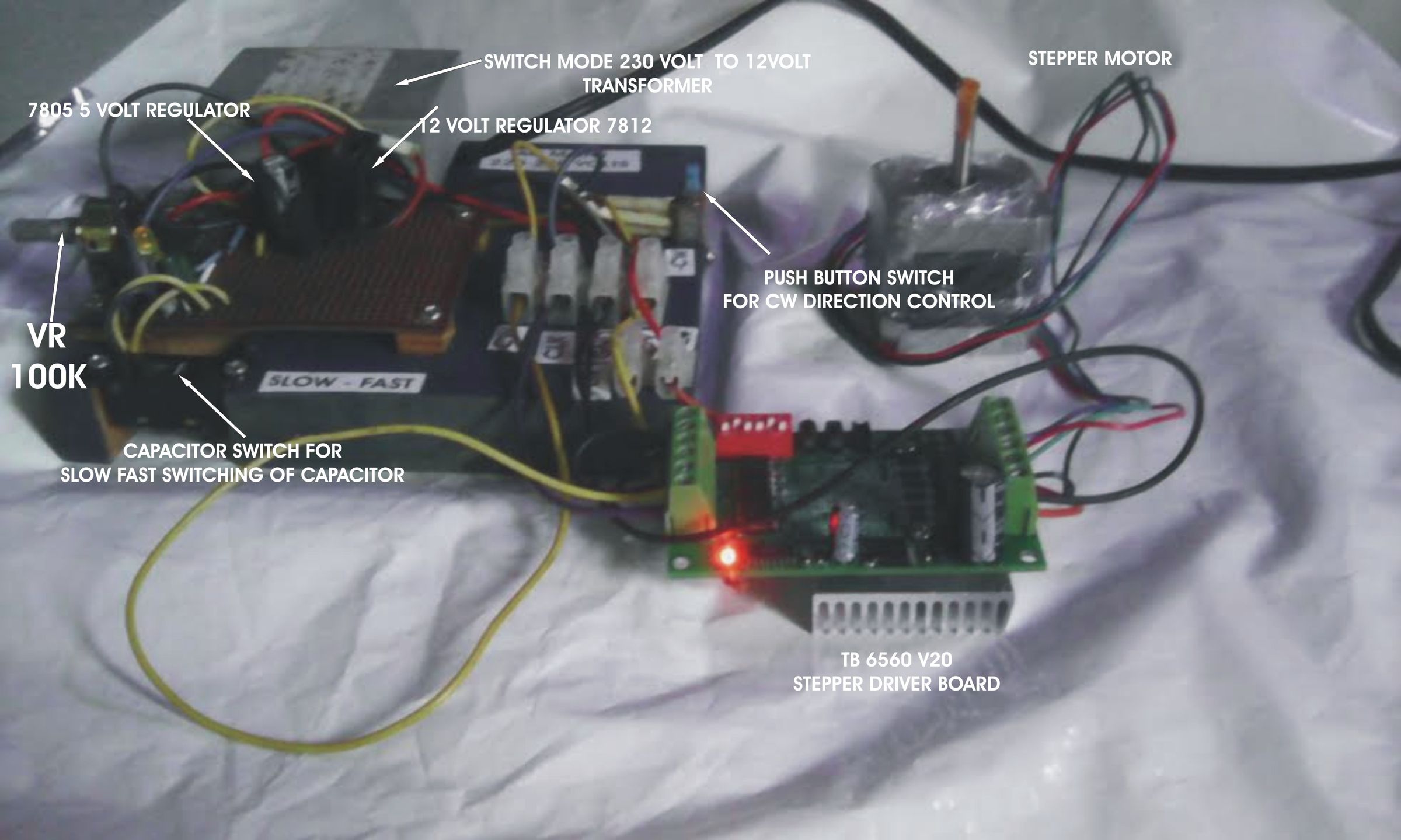 555 TIMER CIRCUIT TO DRIVE a STEPPER MOTOR - Instructables