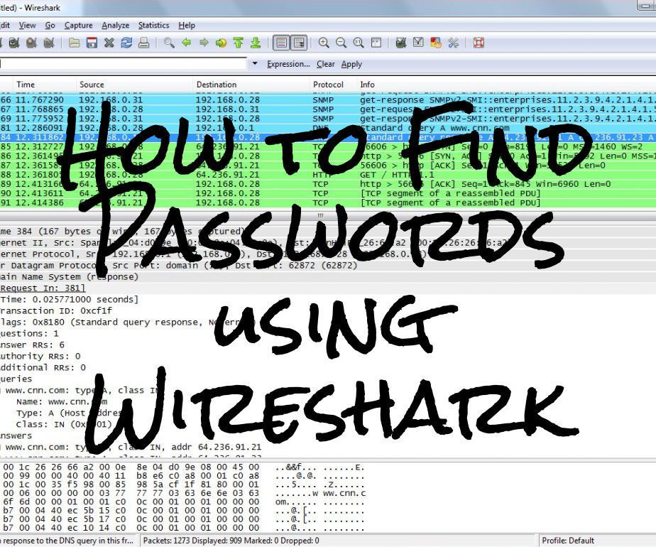 How to Find Passwords Using Wireshark : 7 Steps - Instructables