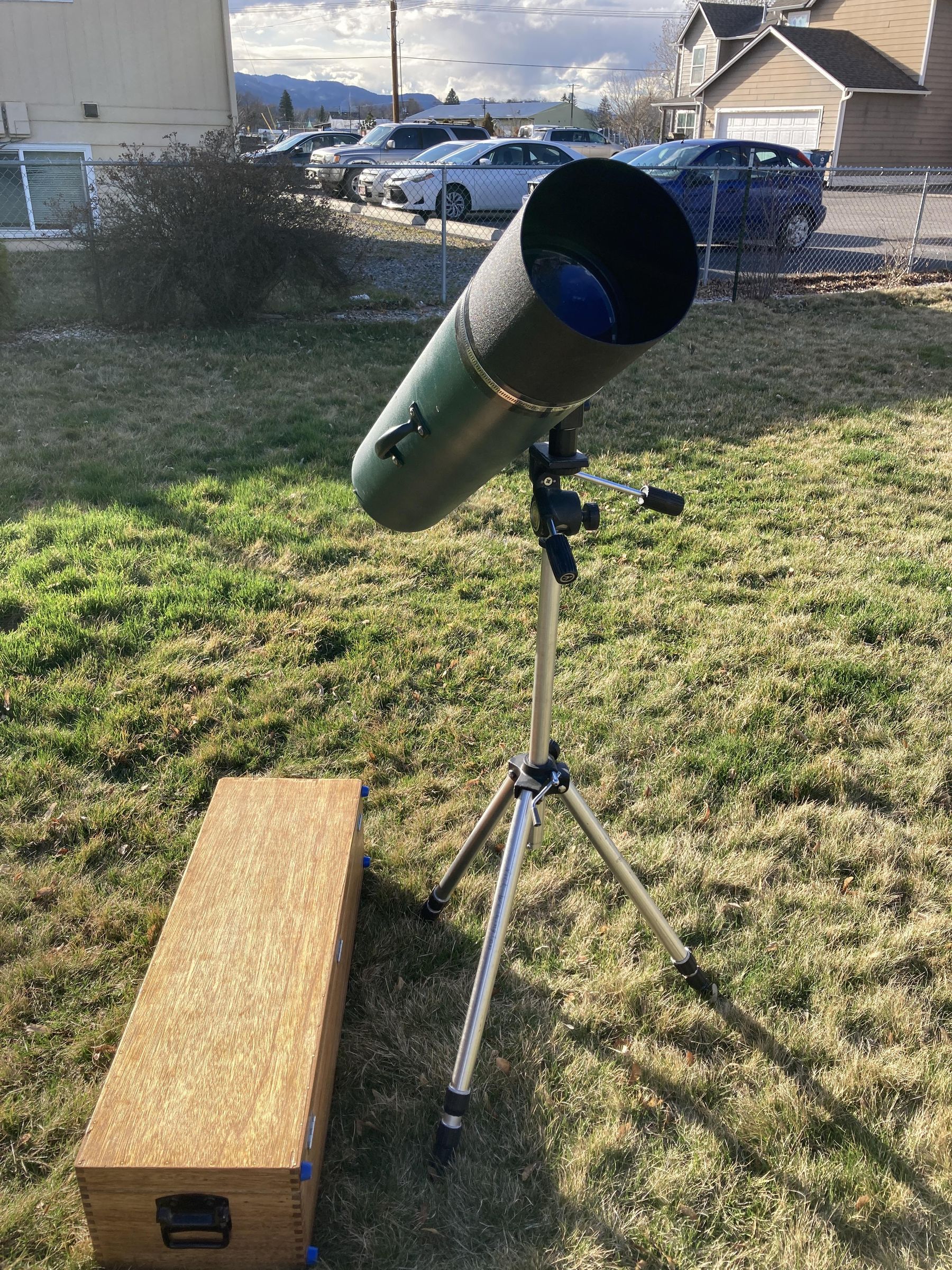 Refurbishing a 6" F/5 Homemade Jaegers Refractor Telescope and Case ...