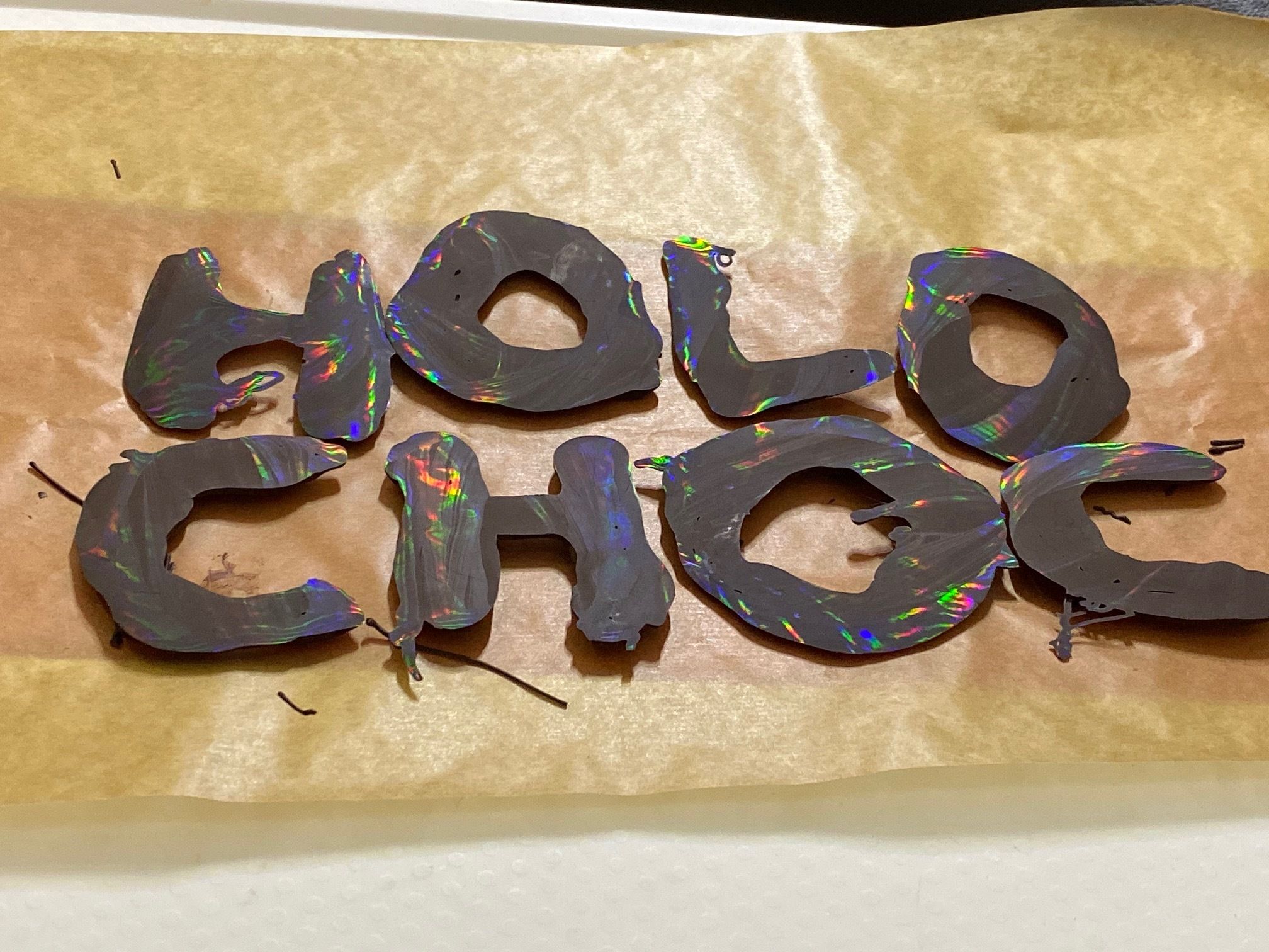 Holographic Rainbow Chocolate : 6 Steps (with Pictures) - Instructables