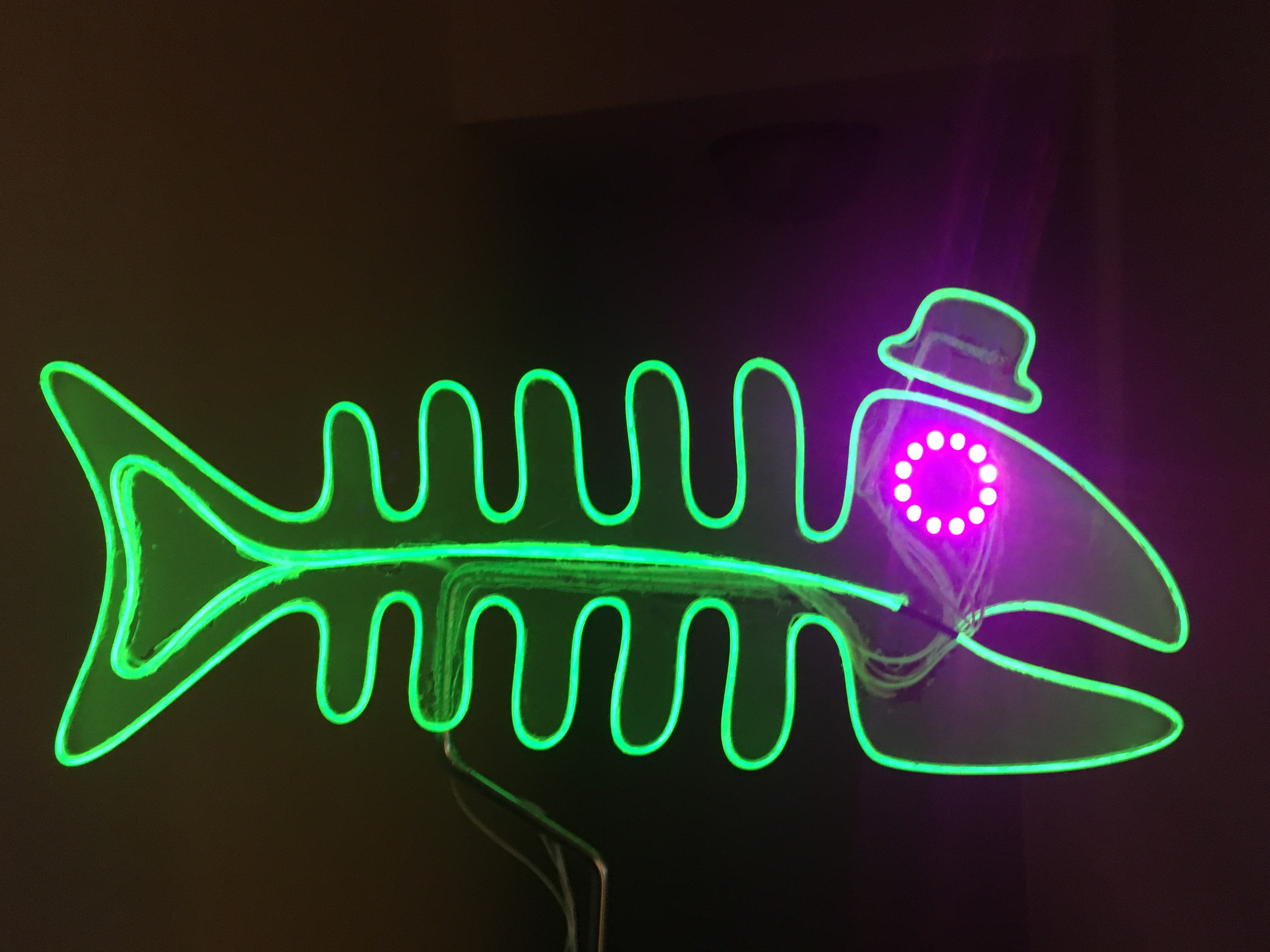 EL Wire Fish With LED Eyes : 13 Steps (with Pictures) - Instructables