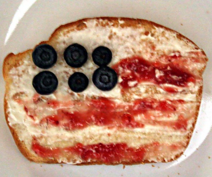 American Flag Toast : 5 Steps (with Pictures) - Instructables