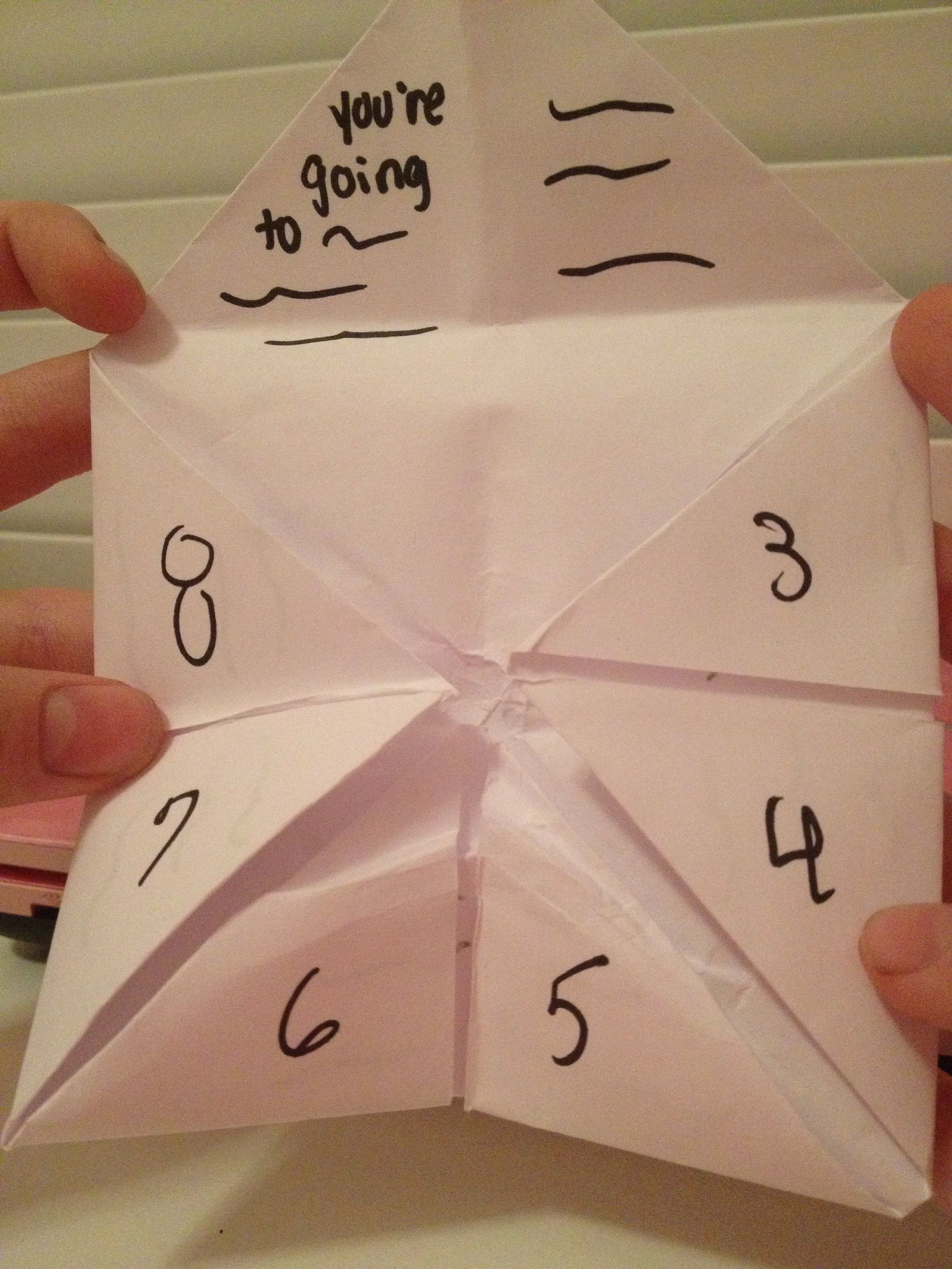 Fortune Teller : 11 Steps - Instructables
