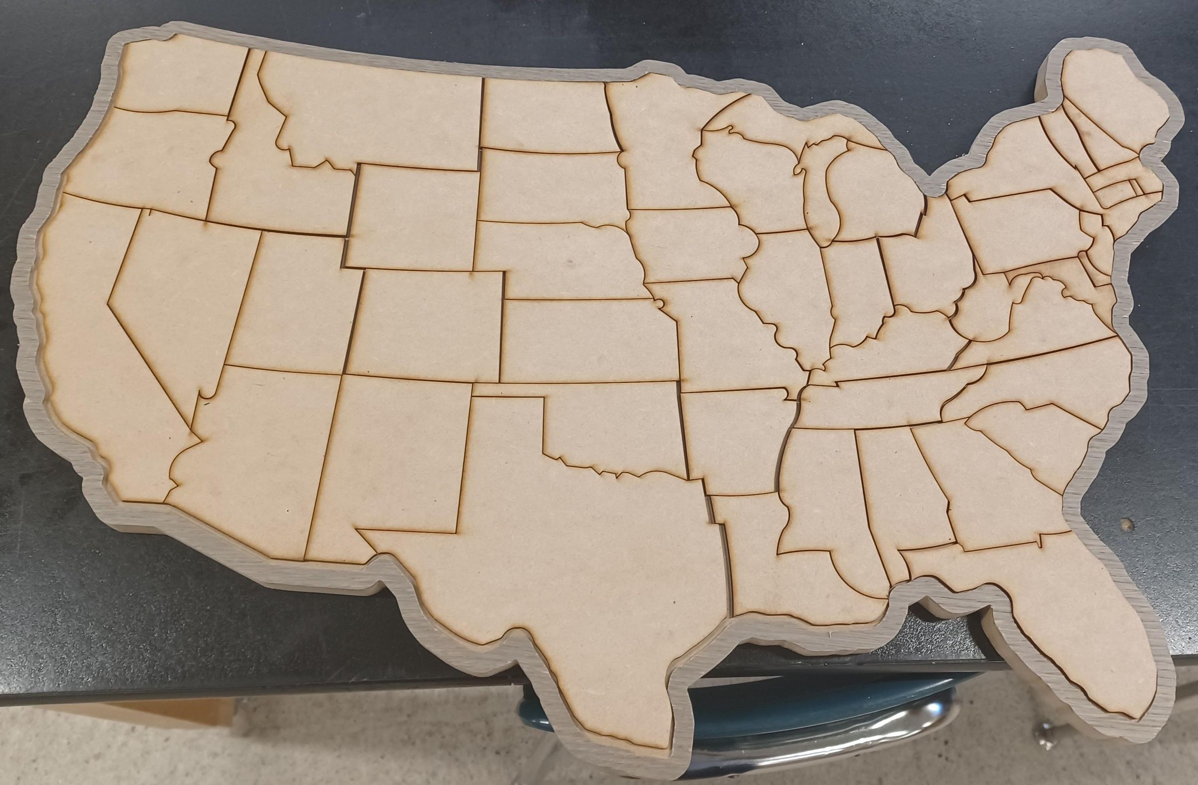 Mapping Out a Puzzle of America : 7 Steps (with Pictures) - Instructables