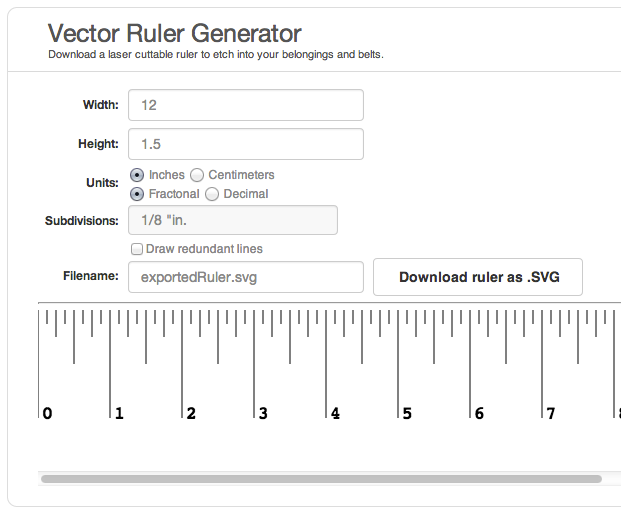 How to Make a Ruler or Tape Measure With a Printer or Laser Cutter : 3 ...