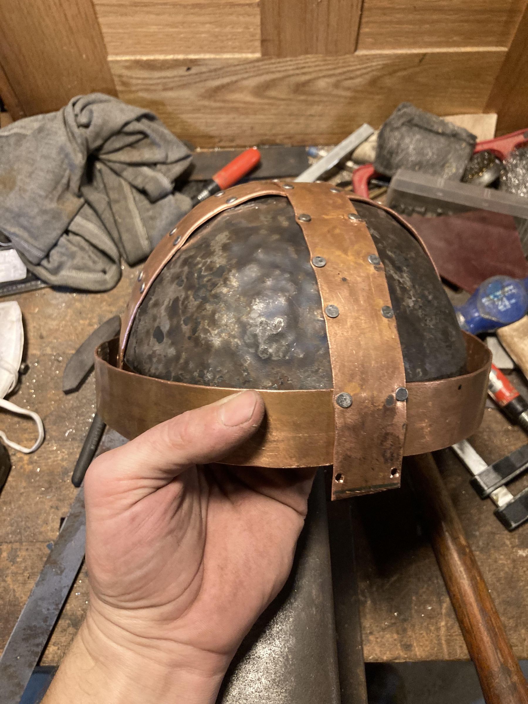 Copper and Steel Viking Helmet : 21 Steps (with Pictures) - Instructables