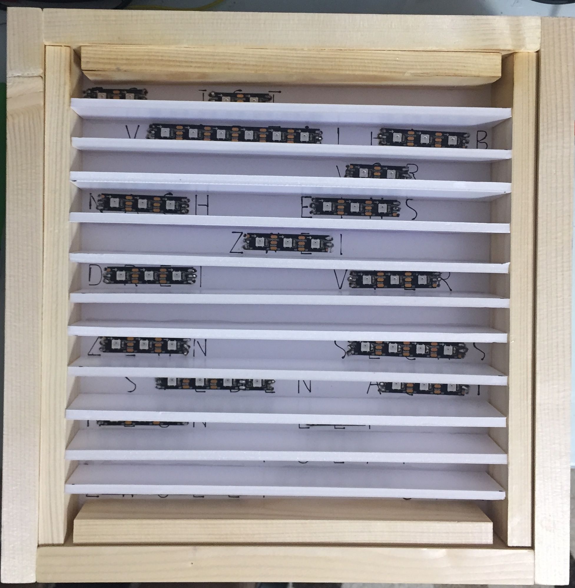 DIY Arduino Wordclock : 7 Steps (with Pictures) - Instructables