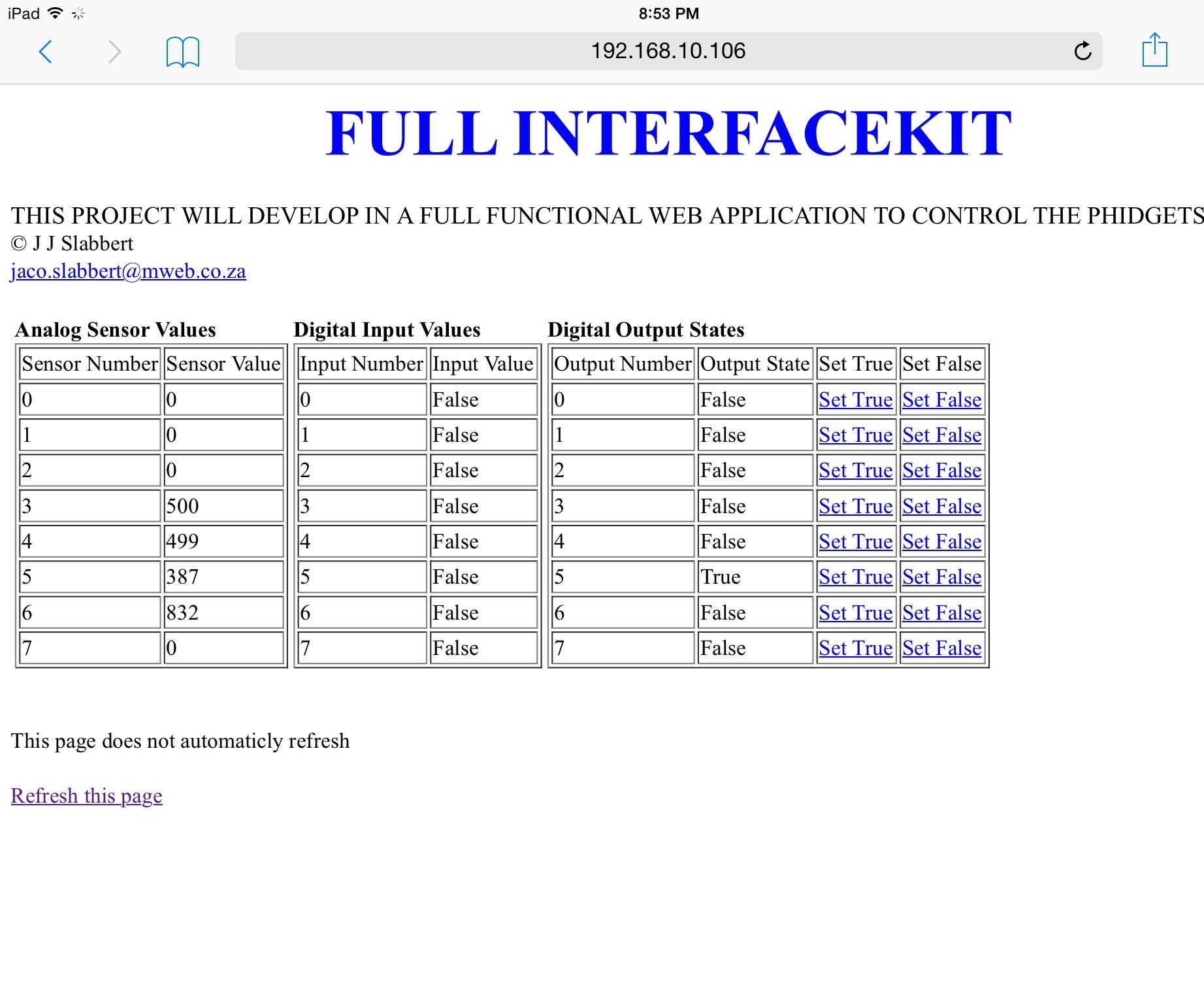 Full Python Web Interface Kit For Phidgetsbc3 6 Steps Instructables