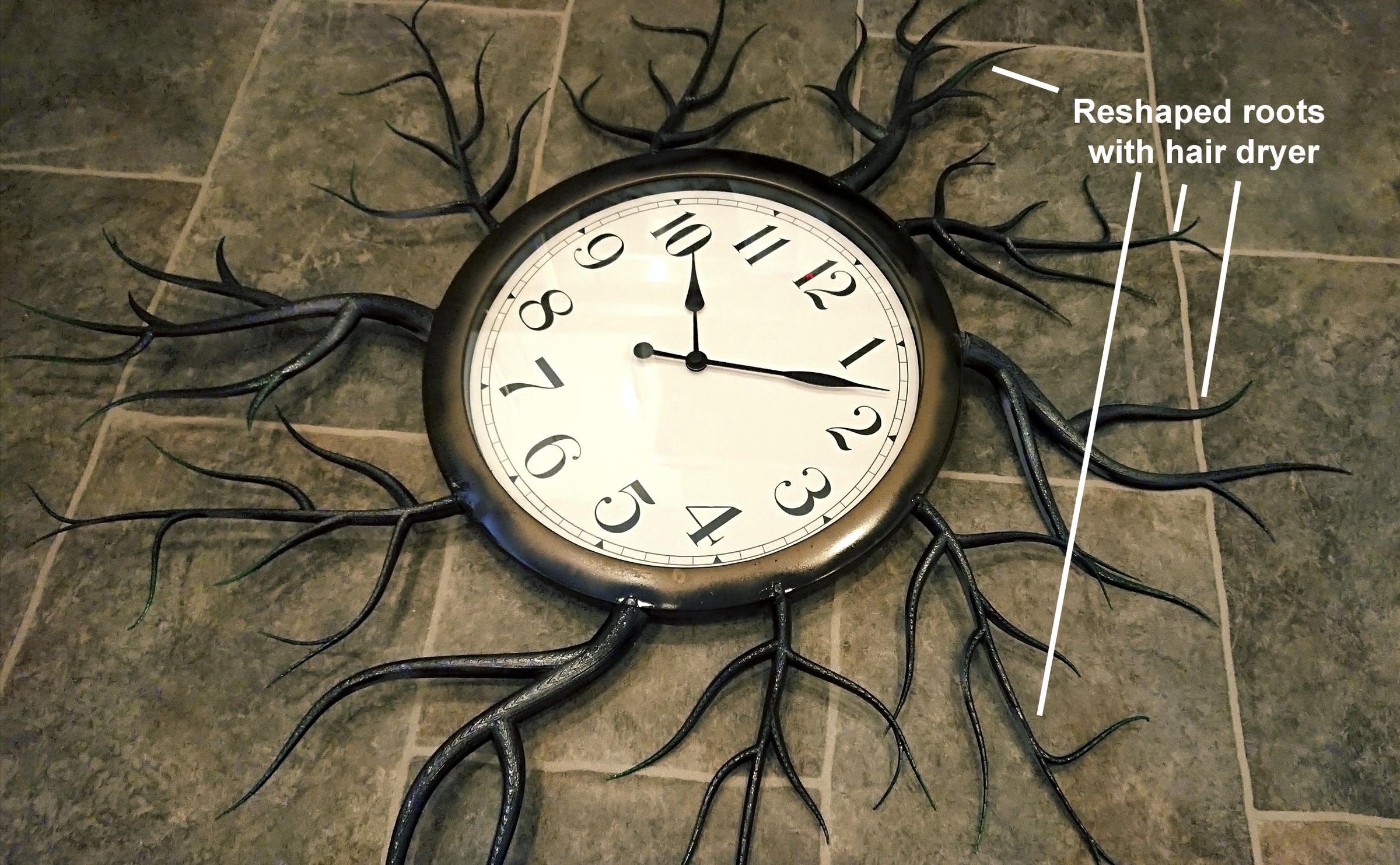 Organic Root Clock : 7 Steps (with Pictures) - Instructables