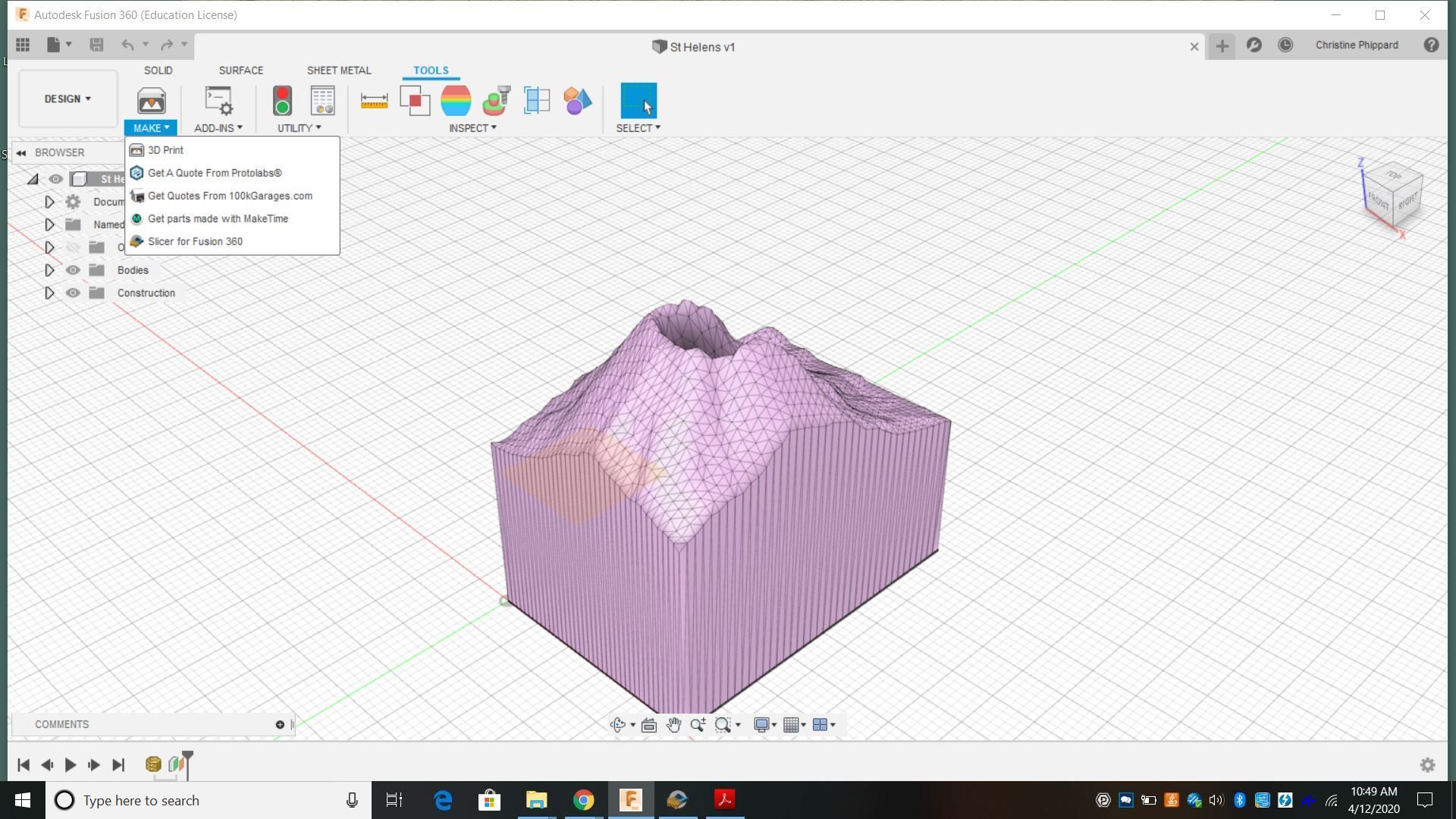 Cardboard 3D Topography: Favorite Places Project : 9 Steps (with ...