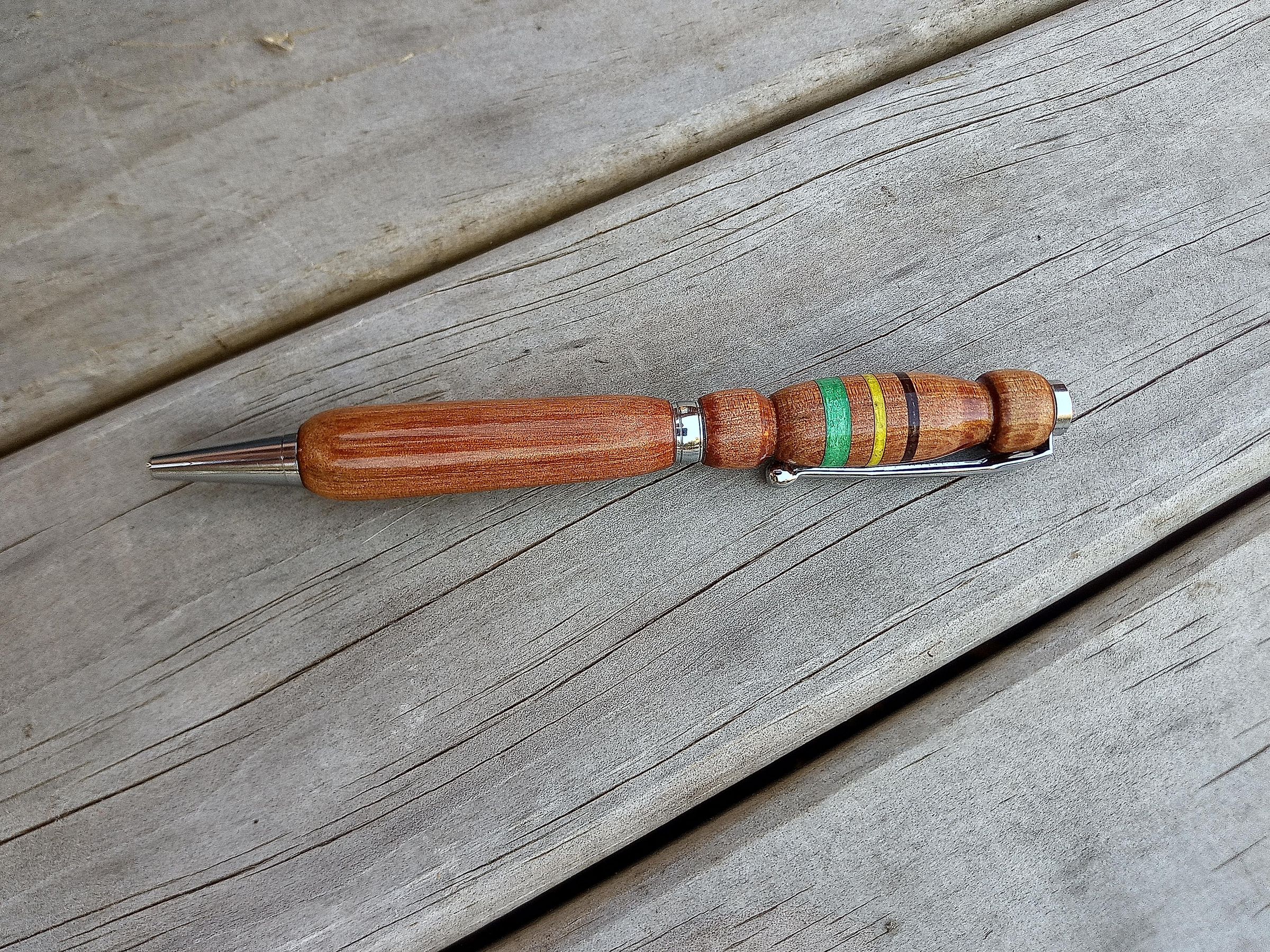 Turning a Wooden Pen With Inlays : 11 Steps (with Pictures) - Instructables