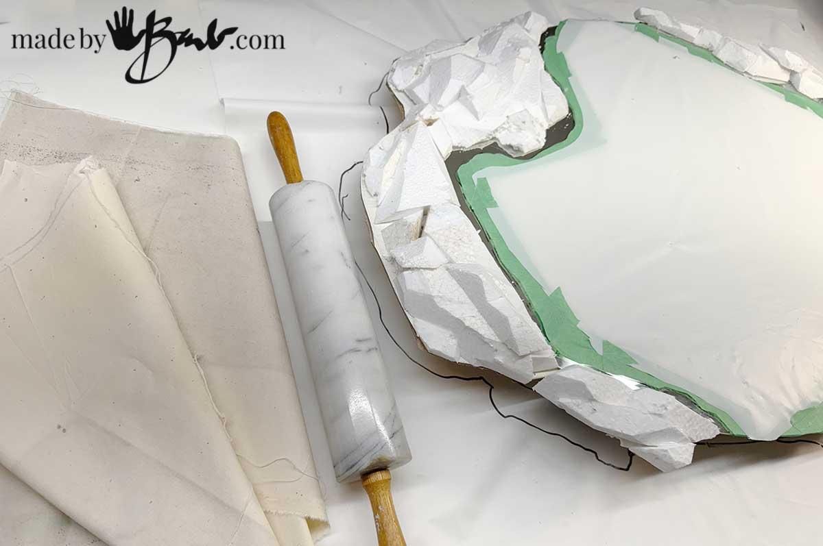 Make a Faux Rock Mirror With Paper! Light & Strong! : 8 Steps (with ...