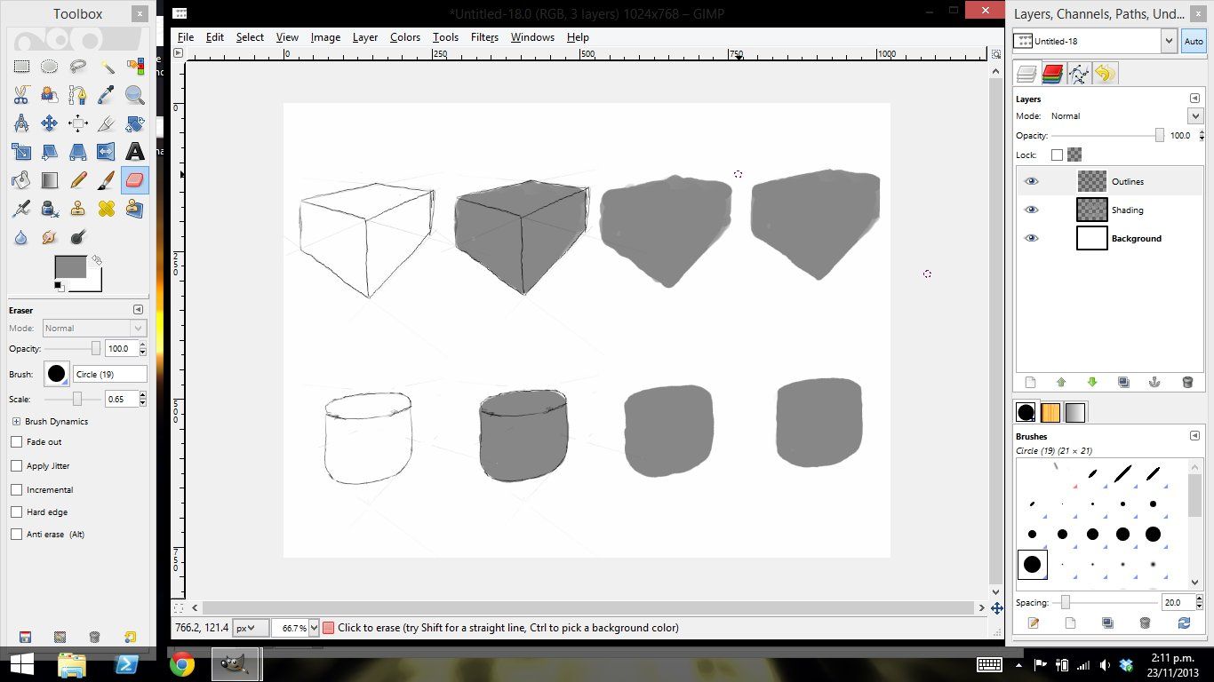 Digital Painting Lesson 1: the Basics of Using a Graphics Tablet : 11 ...
