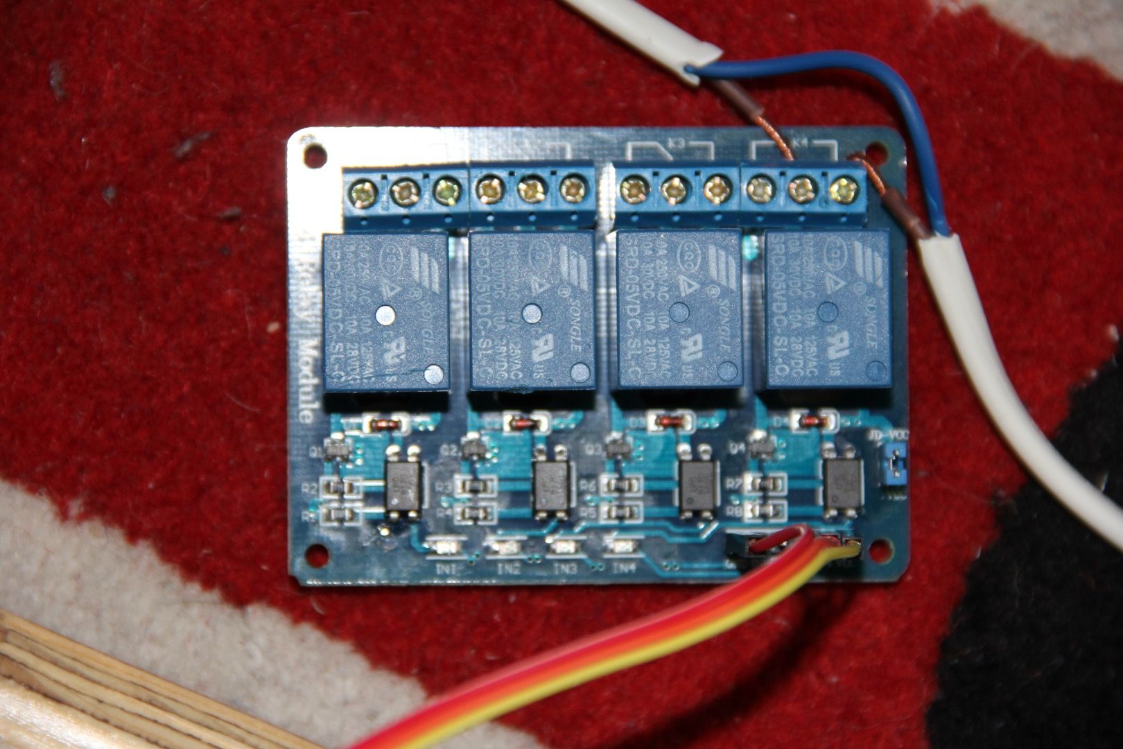 Controlling 120-240 VAC With a Relay Using Arduino : 5 Steps ...
