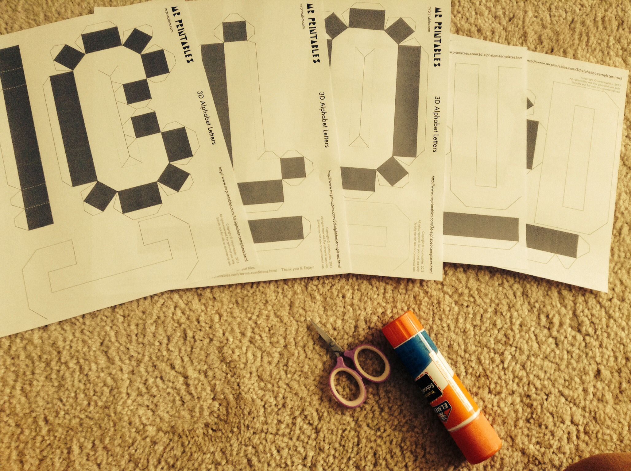 3-d Block Letters : 7 Steps - Instructables