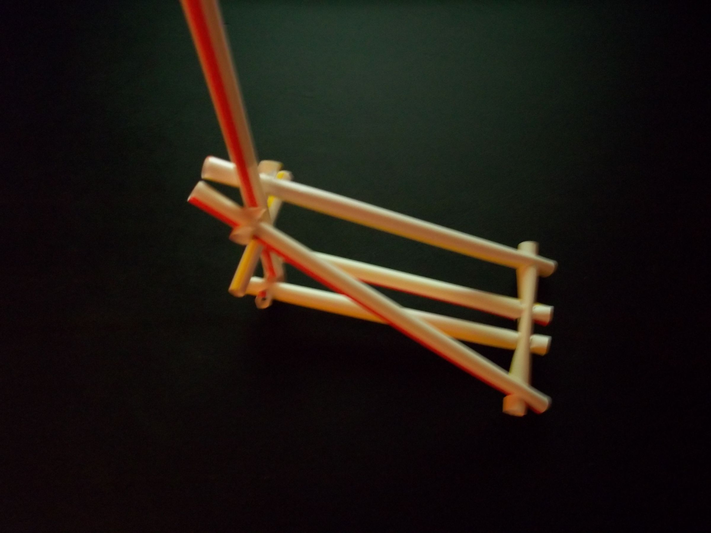 Trebuchet Catapult Using Only Fast Food Straws - Straw Builder Project ...