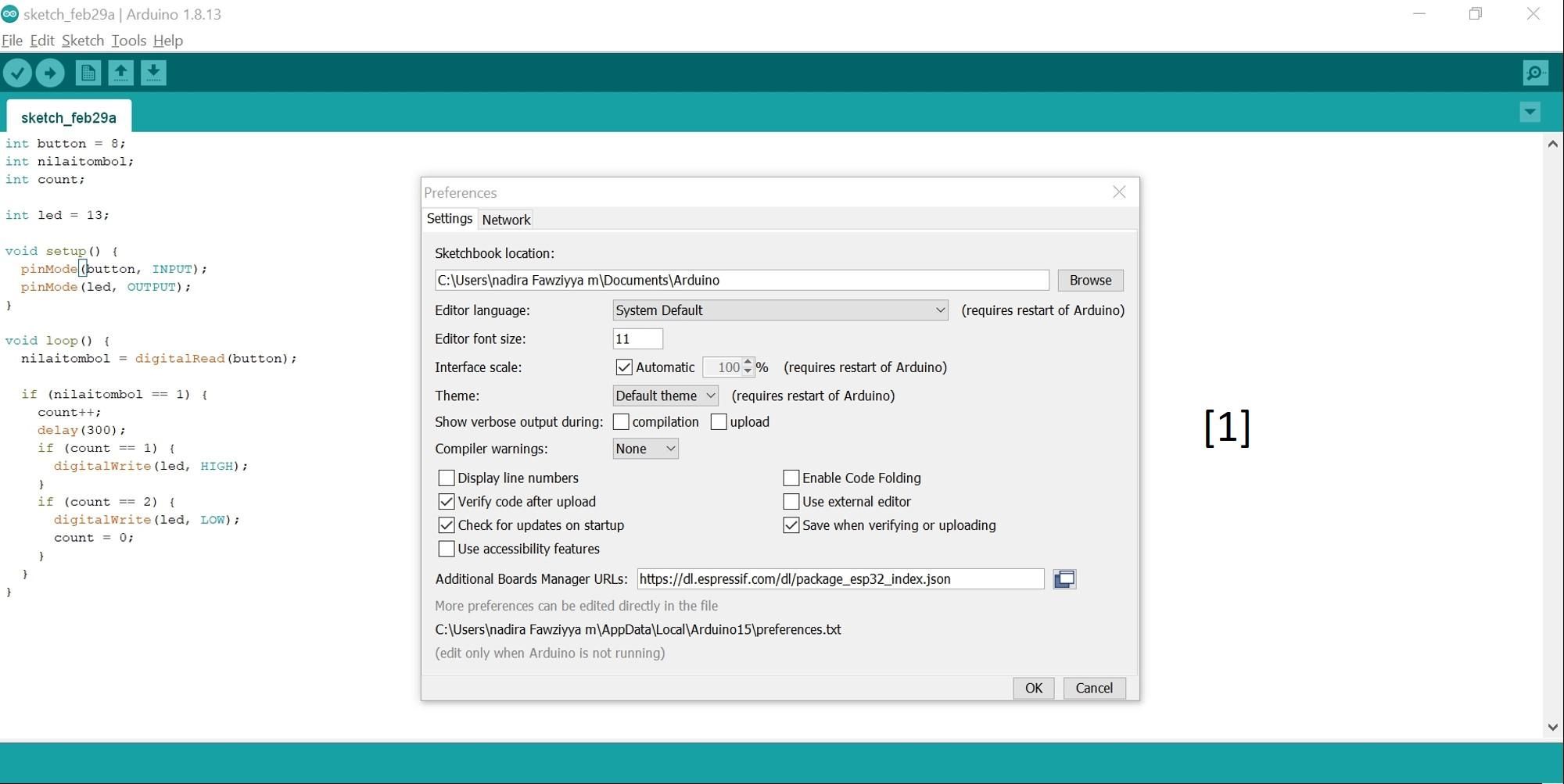 Tutorial Blinking LED Di ESP32 : 3 Steps - Instructables