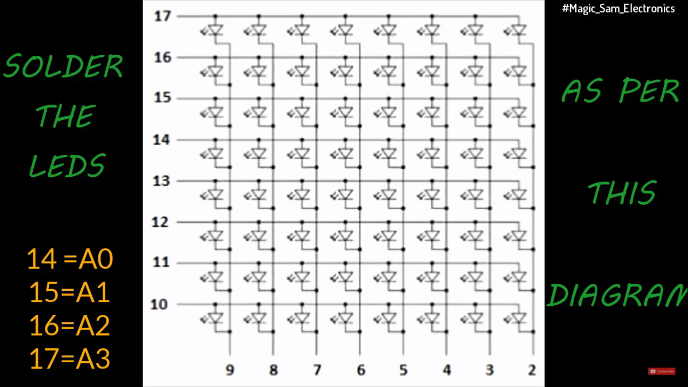 8x8 LED MATRIX DISPLAY | ARDUINO | BLUETOOTH CONTROL : 7 Steps (with ...
