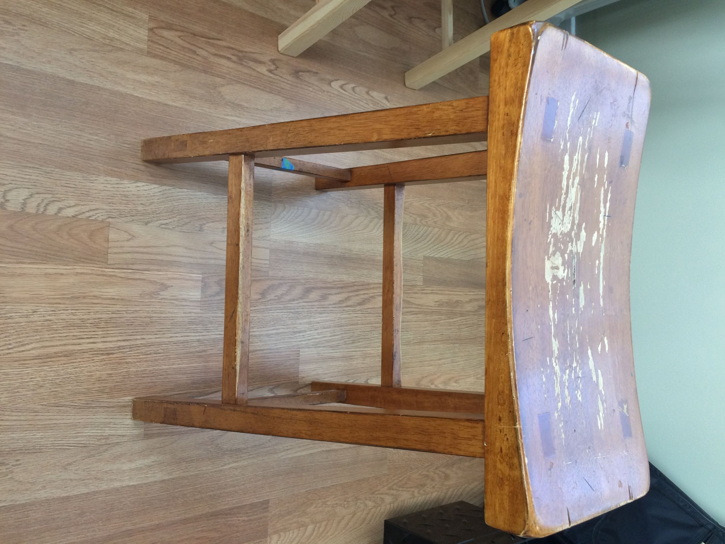 Tablet Weaving Loom Using a Wooden Stool : 7 Steps (with Pictures ...