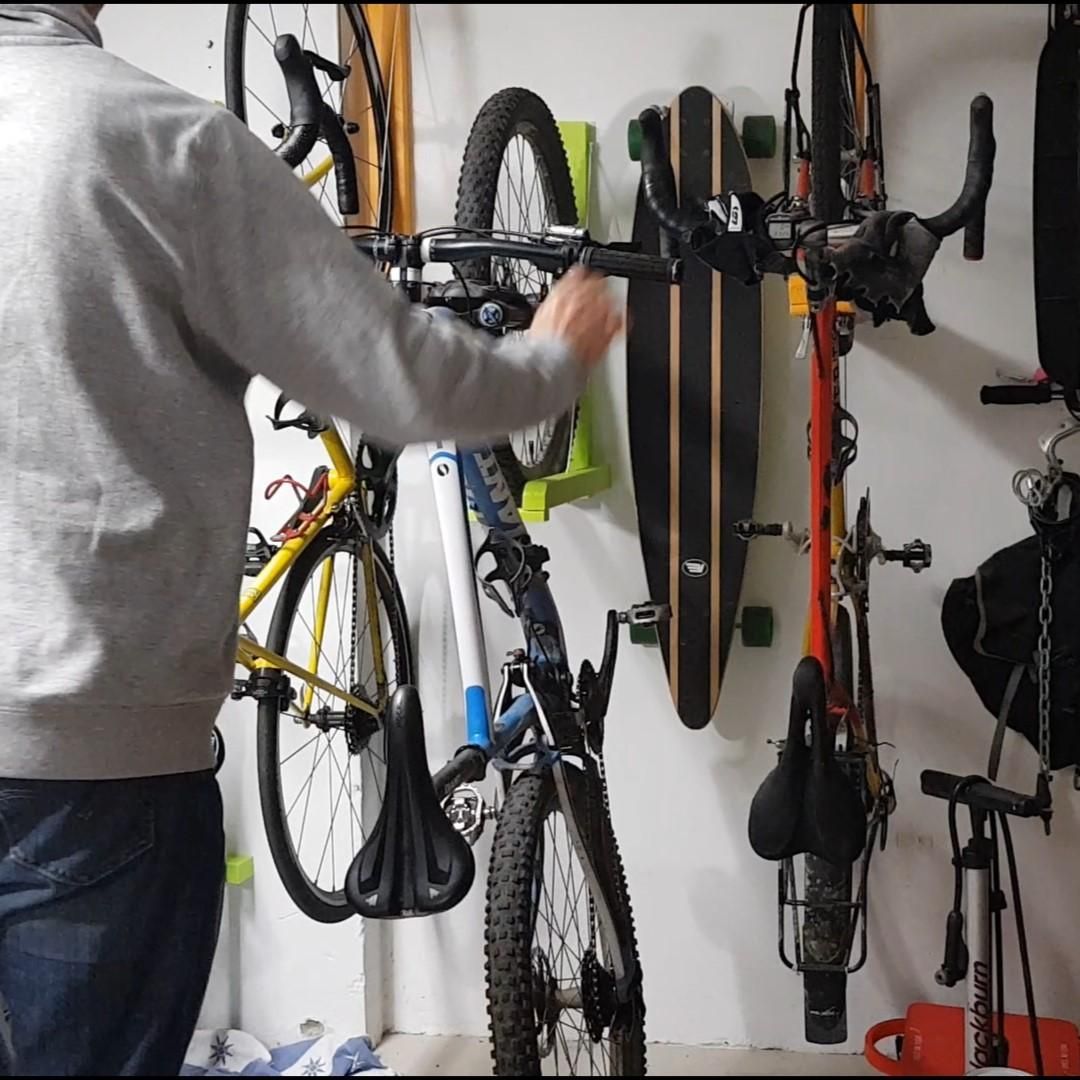 Bike Rack - Easy Build Wall Mounted Bicycle Rack : 9 Steps (with ...
