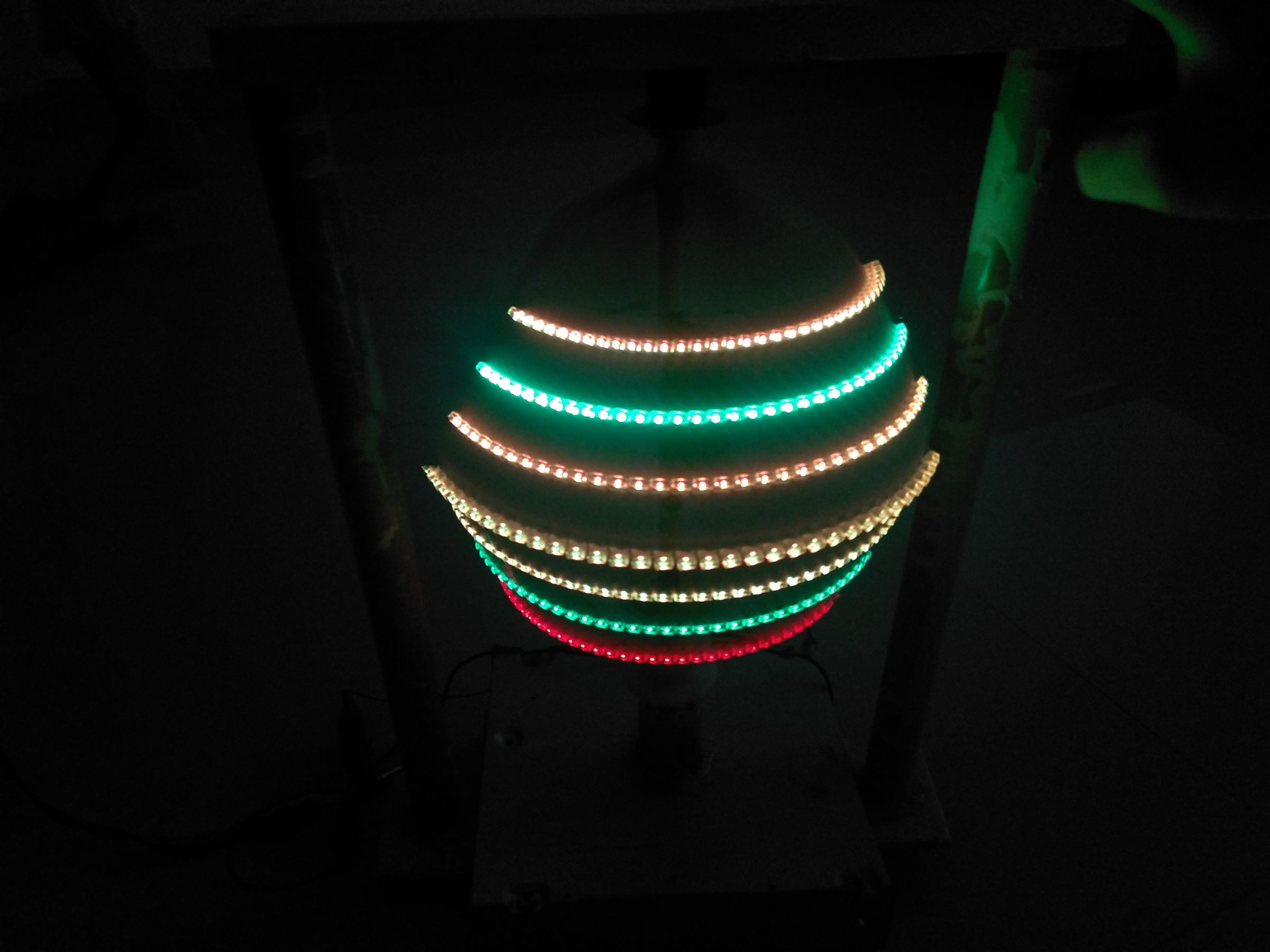 Make Your Own Rainbow POV Lamp! From Literally Junk! : 9 Steps (with ...