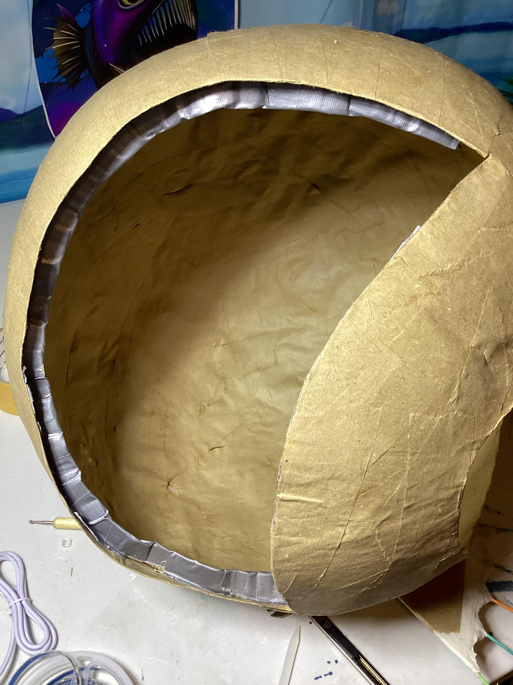 UV Lit Anglerfish Head-Mask : 10 Steps (with Pictures) - Instructables