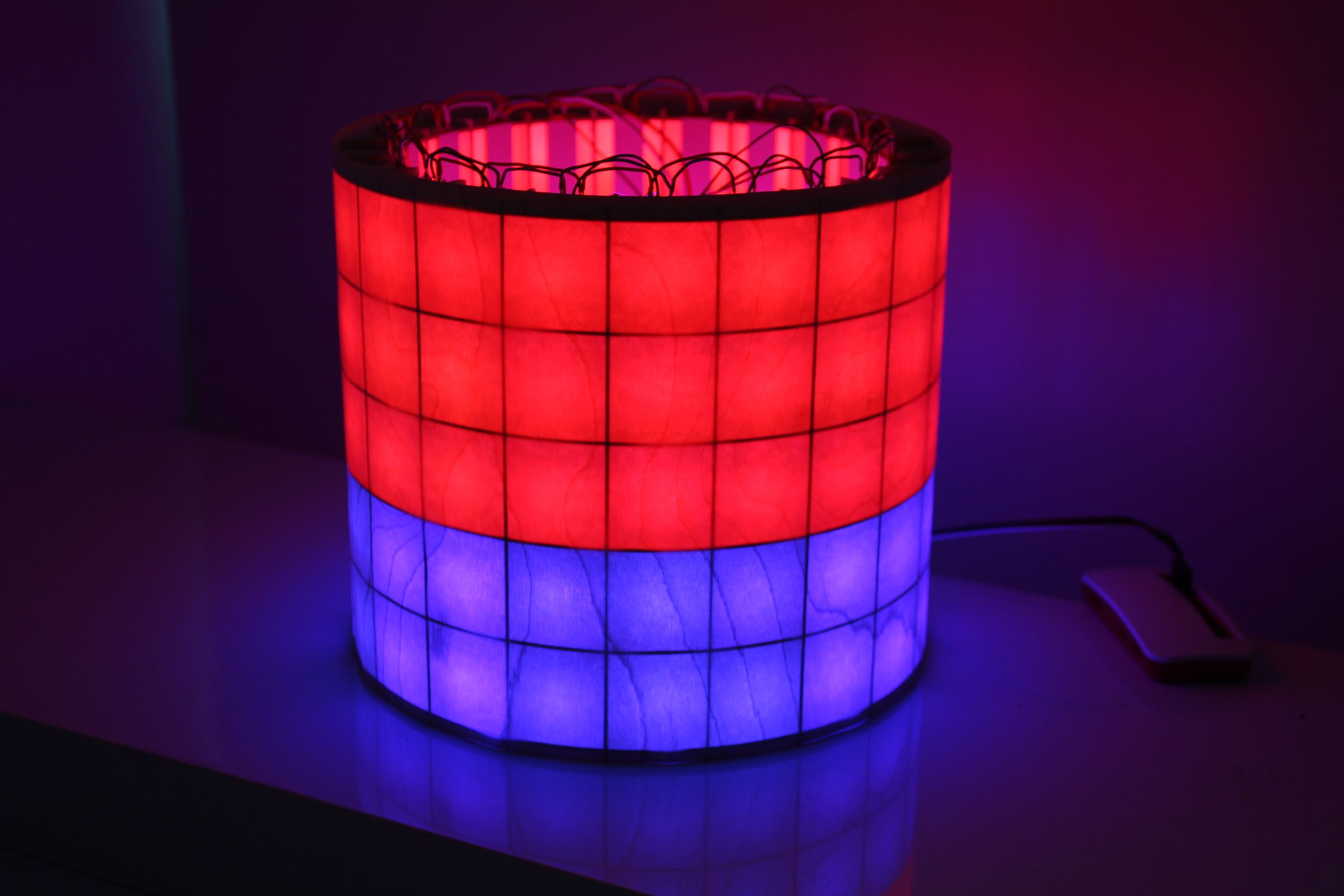 LED Matrix Cylinder : 8 Steps (with Pictures) - Instructables
