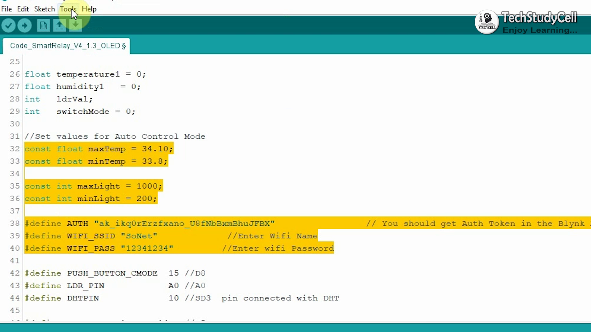 Home Automation With NodeMCU Touch Sensor LDR Temperature Control Relay : 16 Steps - Instructables