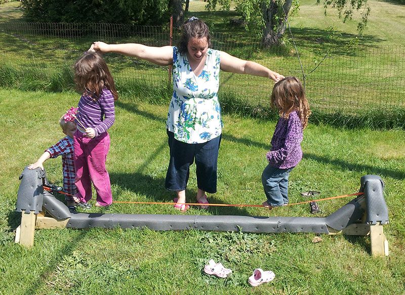 Child's or Little Tykes Slack Line : 5 Steps - Instructables